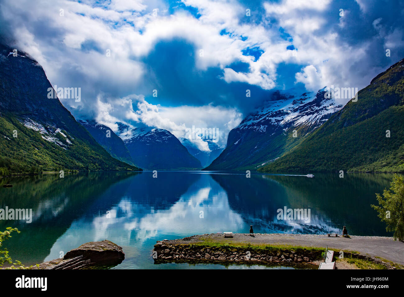 Beautiful Nature Norway natural landscape Stock Photo - Alamy
