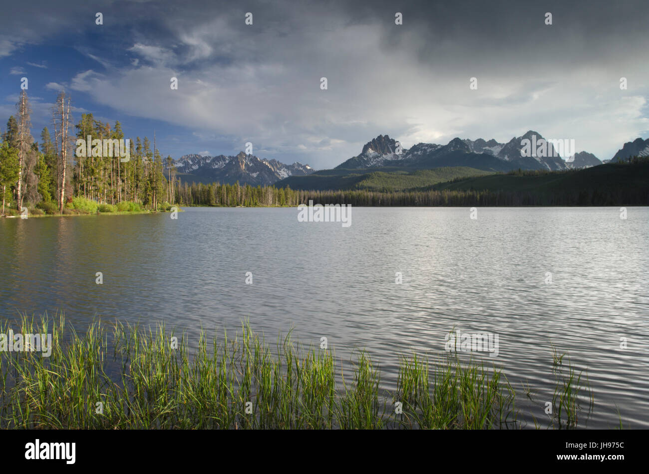Little Redfish Lake, Sawtooth National Recreation Area Idaho Stock ...