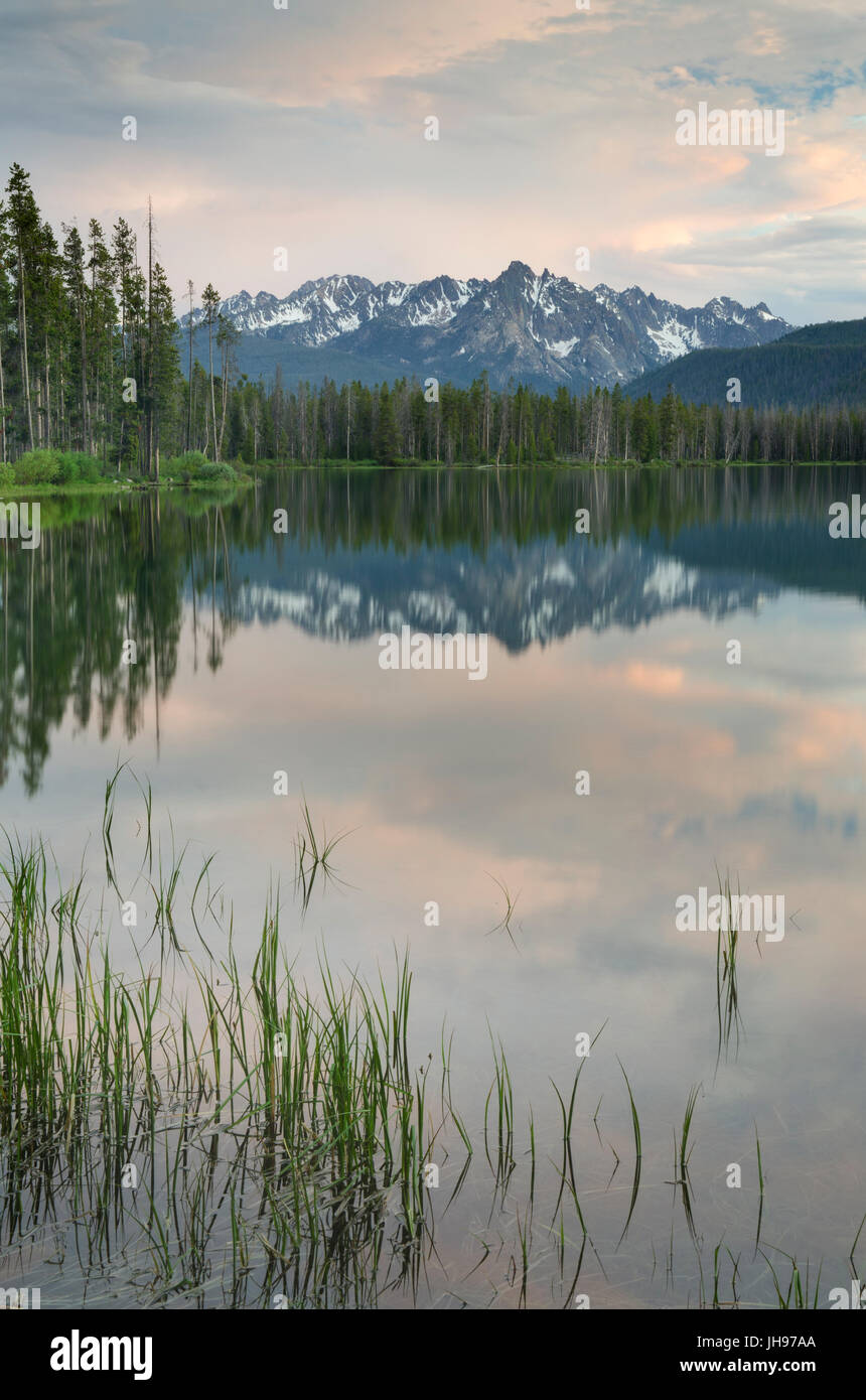 Little Redfish Lake, Sawtooth National Recreation Area Idaho Stock ...