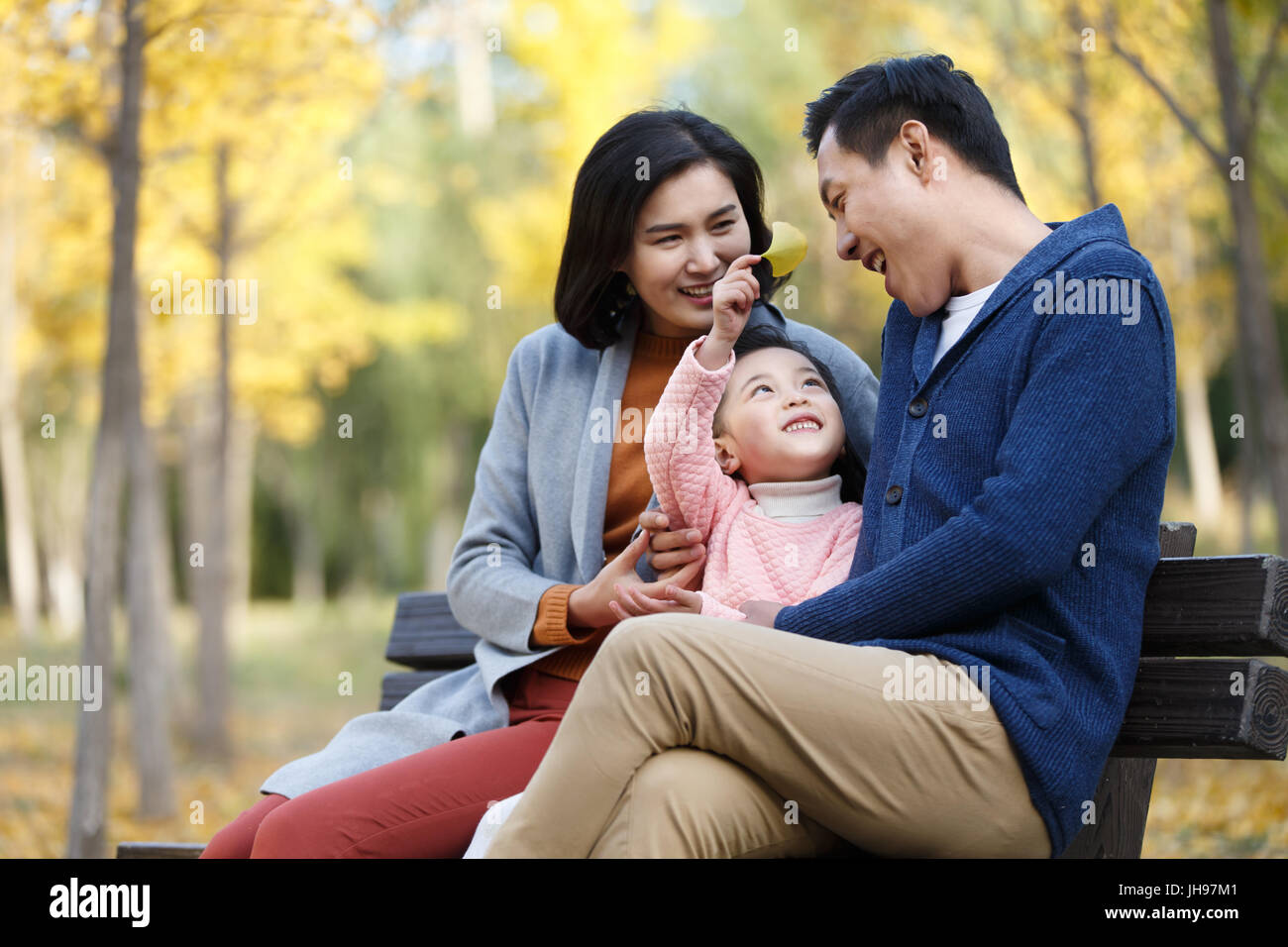 Portrait of happy family Stock Photo - Alamy