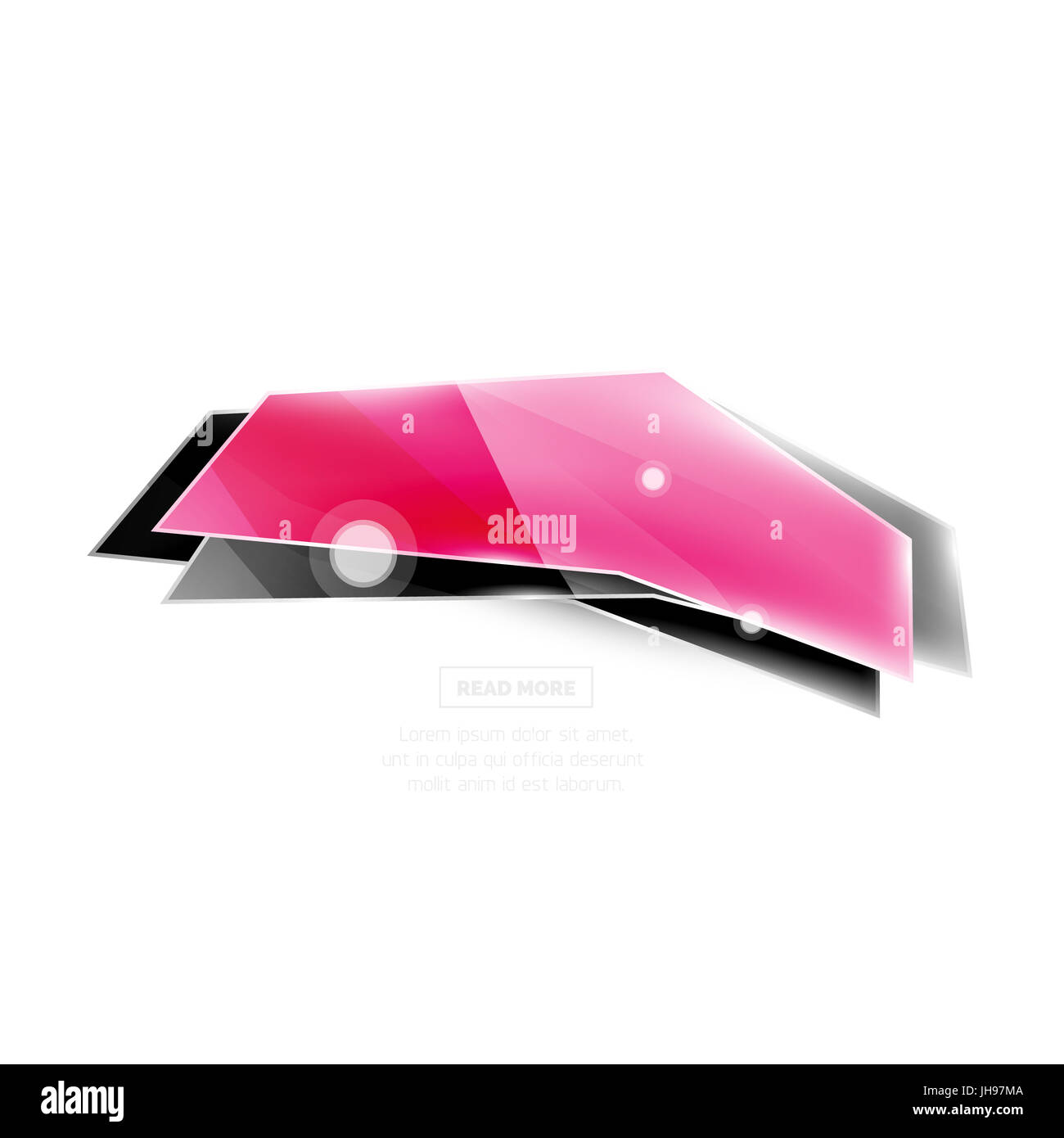 geometric shape ad promo banner. Abstract universal layout Stock Photo ...