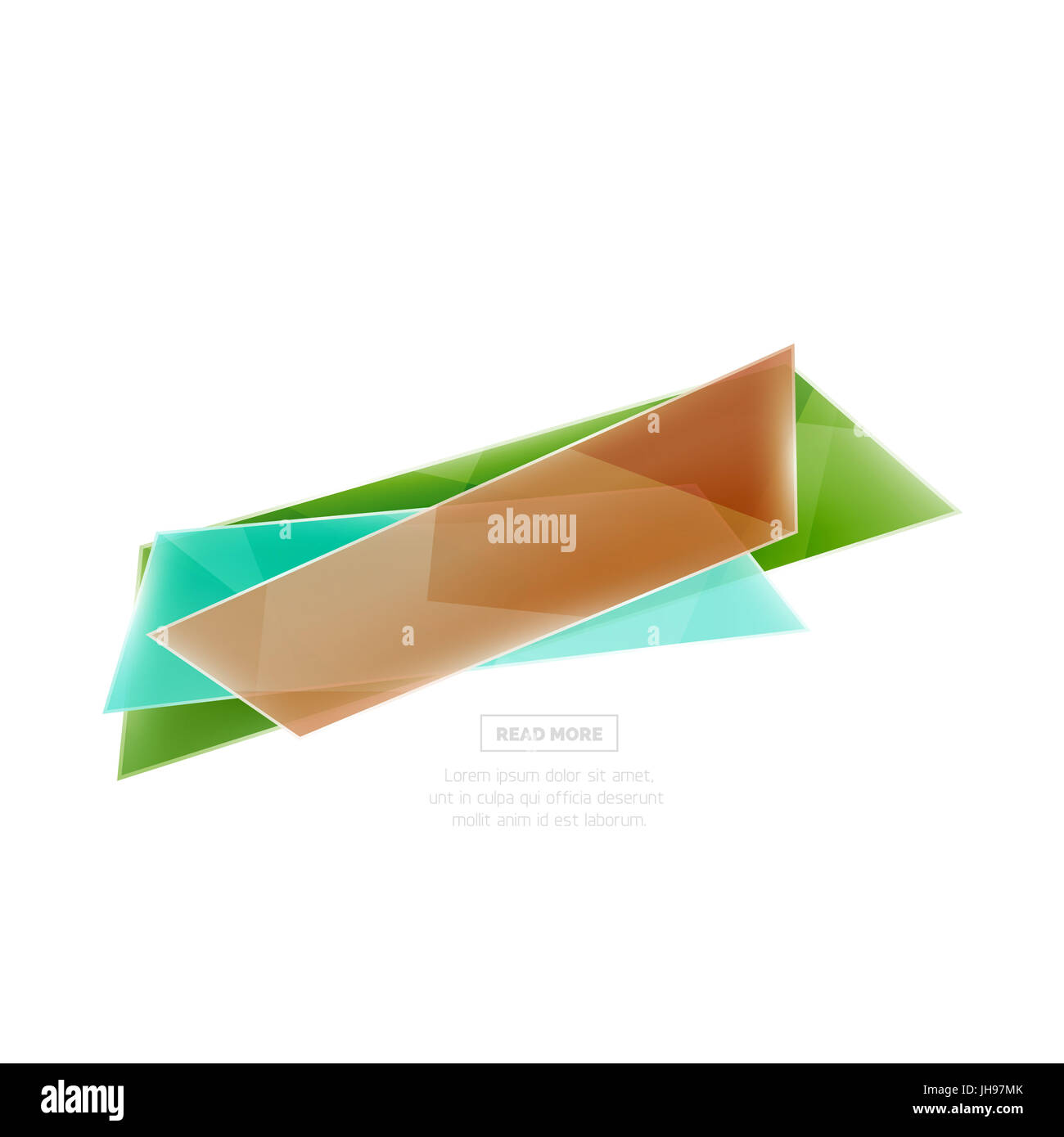 geometric shape ad promo banner. Abstract universal layout Stock Photo ...
