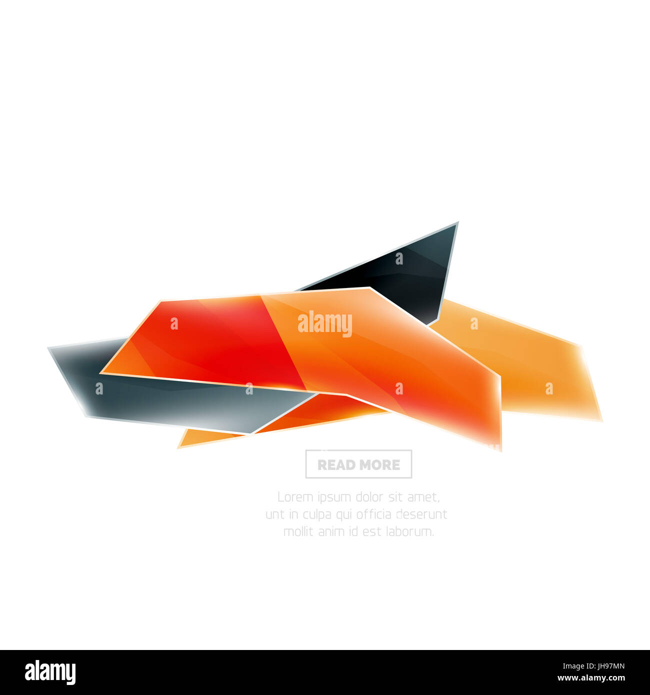 geometric shape ad promo banner. Abstract universal layout Stock Photo ...