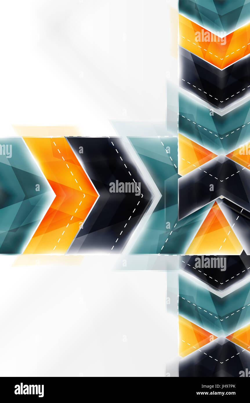 Arrow background. web brochure, internet flyer, wallpaper or cover ...