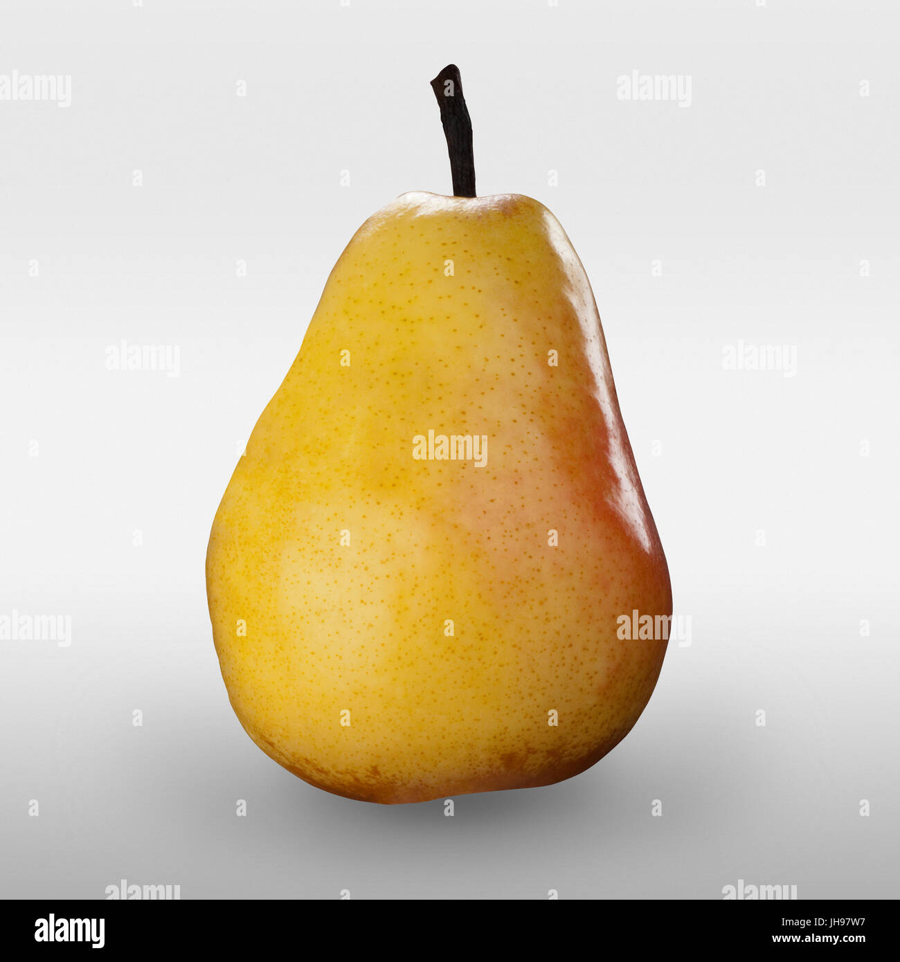 Yellow tasty pear. Drops of water. Studio shot Stock Photo - Alamy