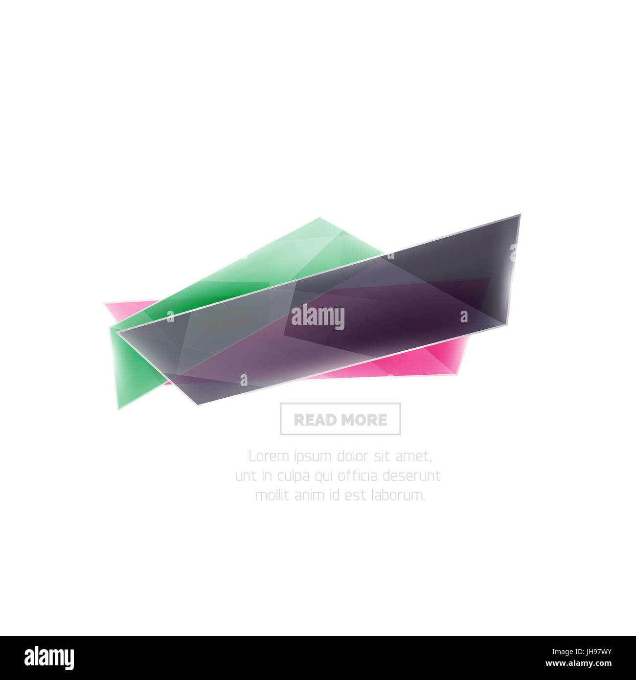 geometric shape ad promo banner. Abstract universal layout Stock Photo ...