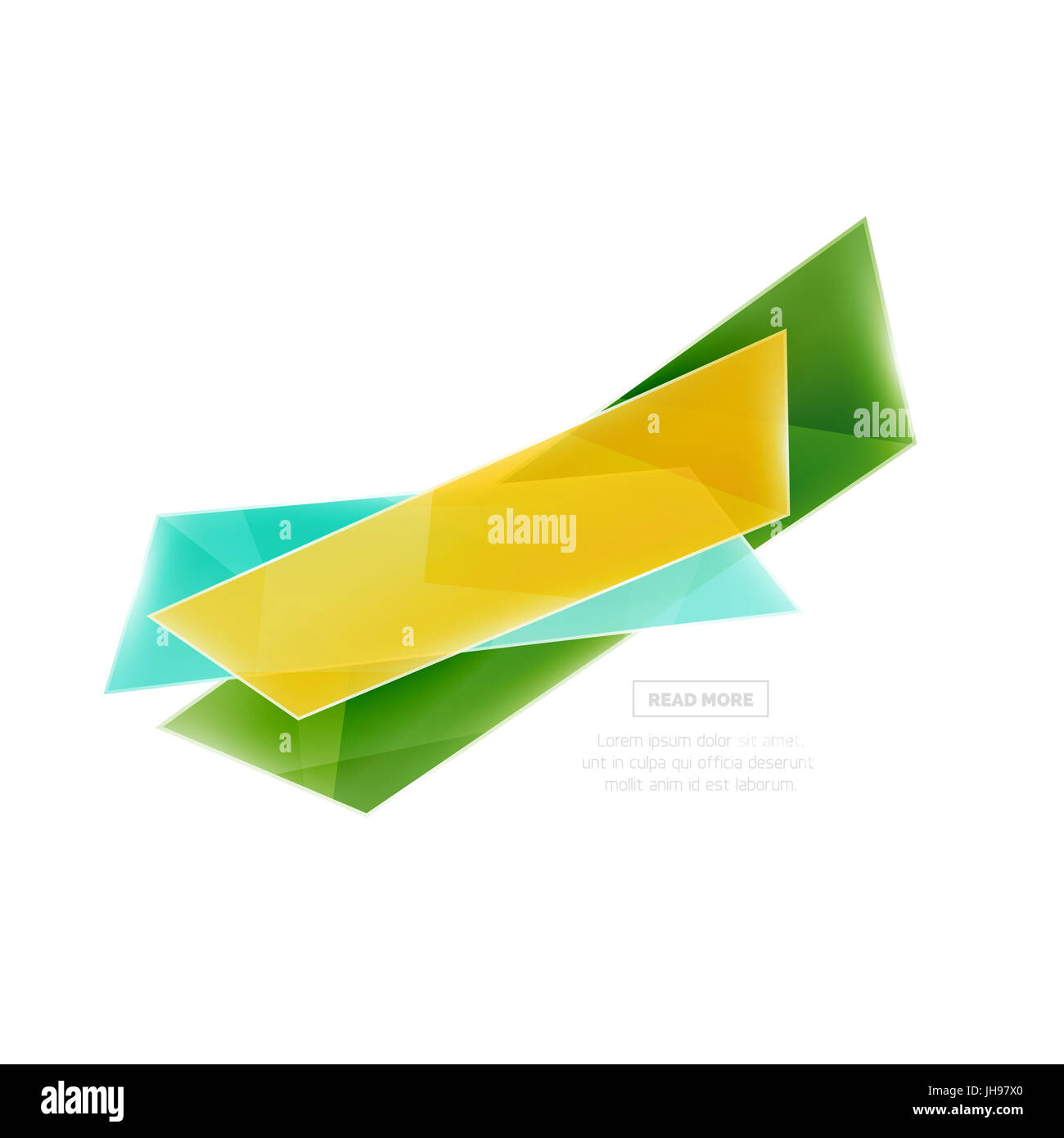 geometric shape ad promo banner. Abstract universal layout Stock Photo ...