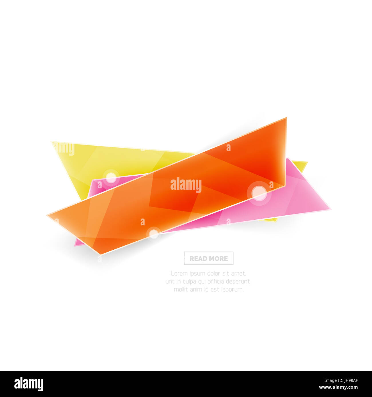 geometric shape ad promo banner. Abstract universal layout Stock Photo ...