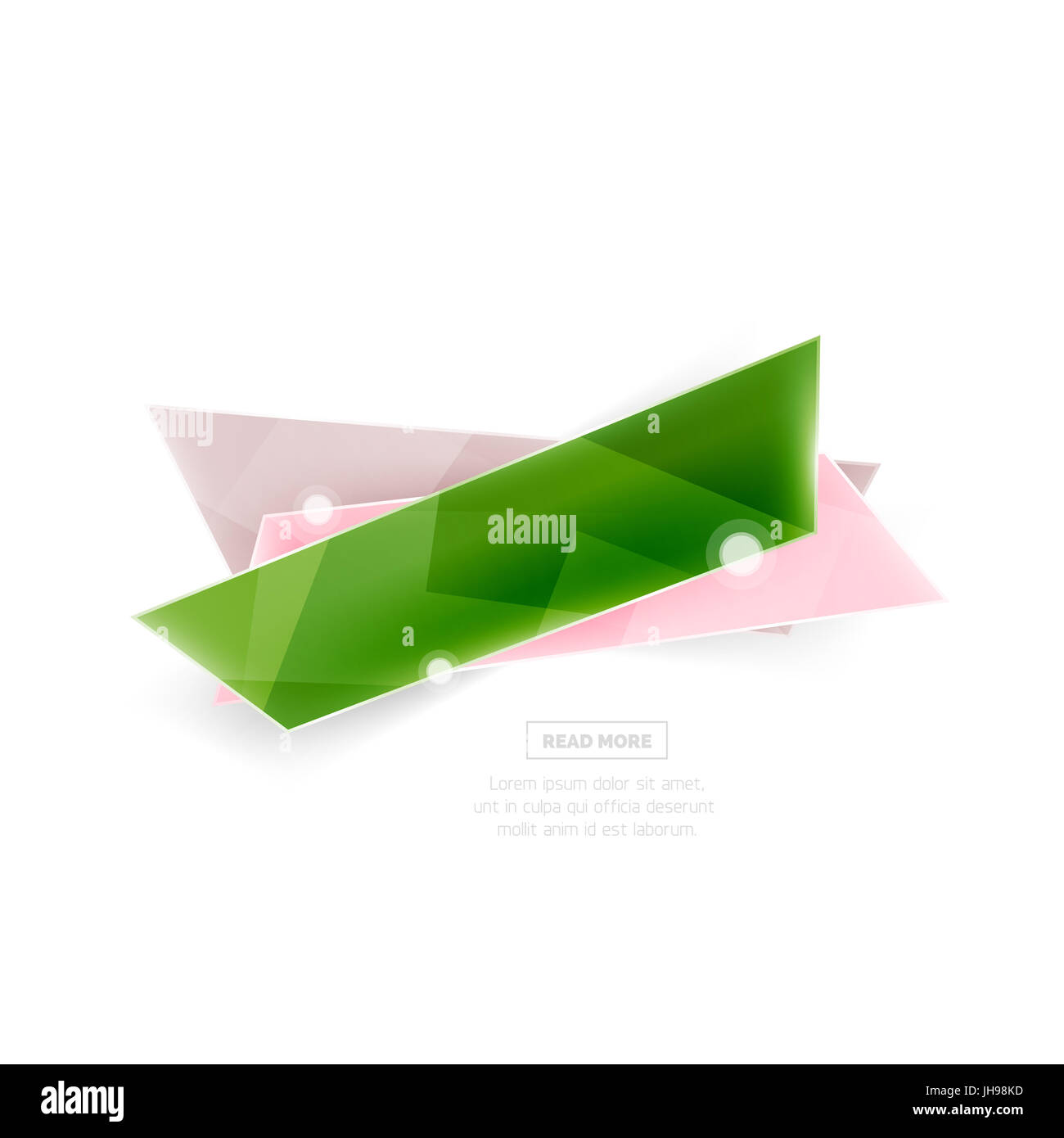 geometric shape ad promo banner. Abstract universal layout Stock Photo ...