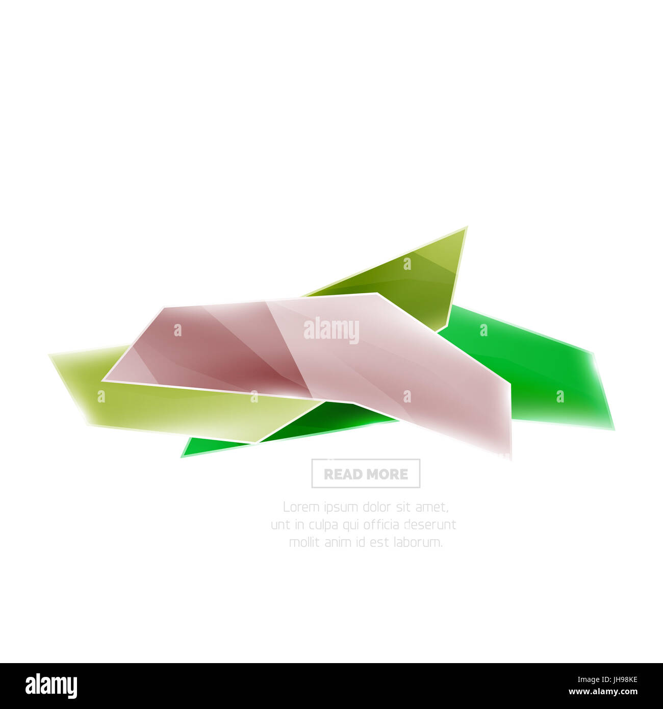 geometric shape ad promo banner. Abstract universal layout Stock Photo ...