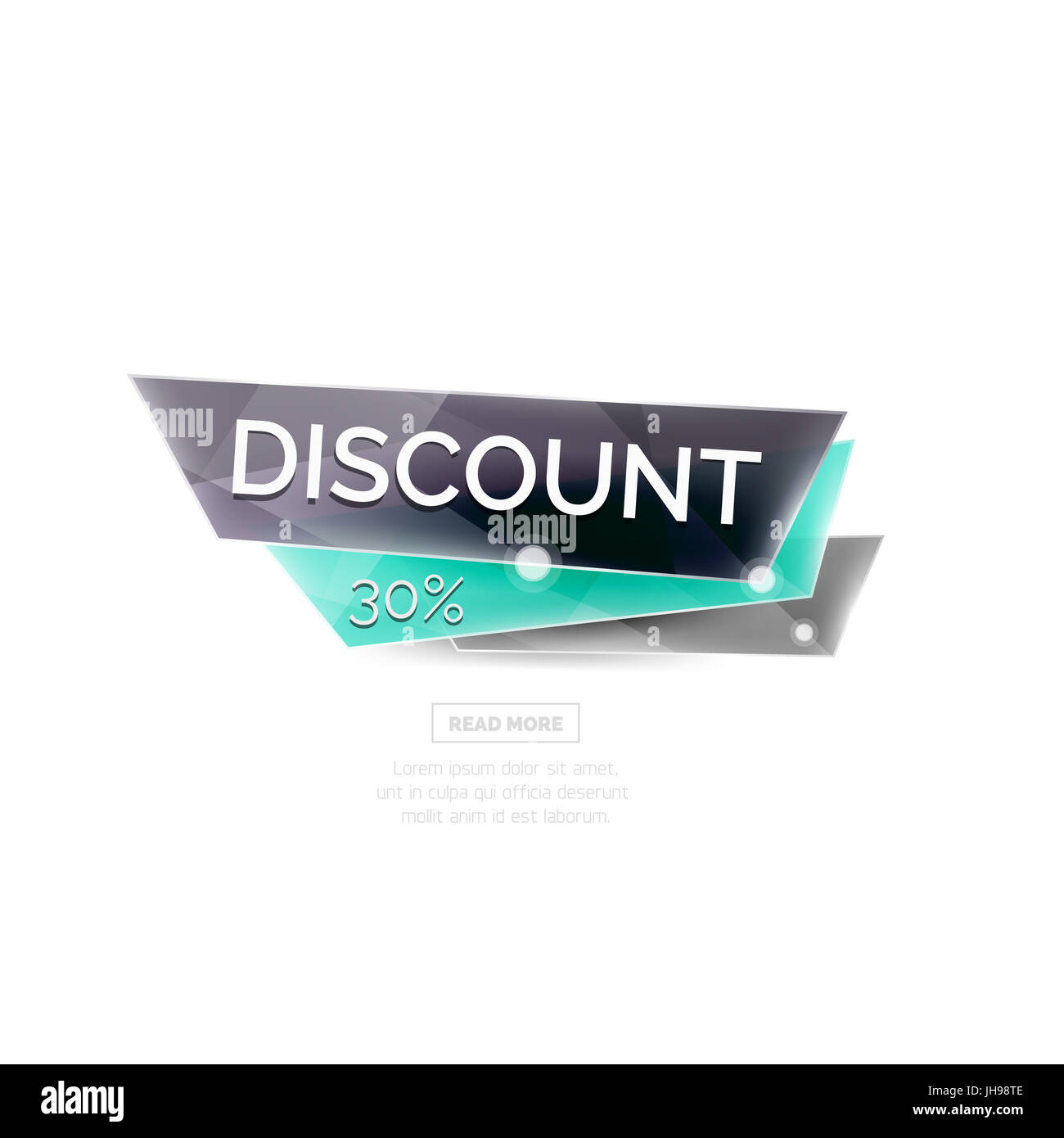 geometric shape ad promo banner. Abstract universal layout Stock Photo ...