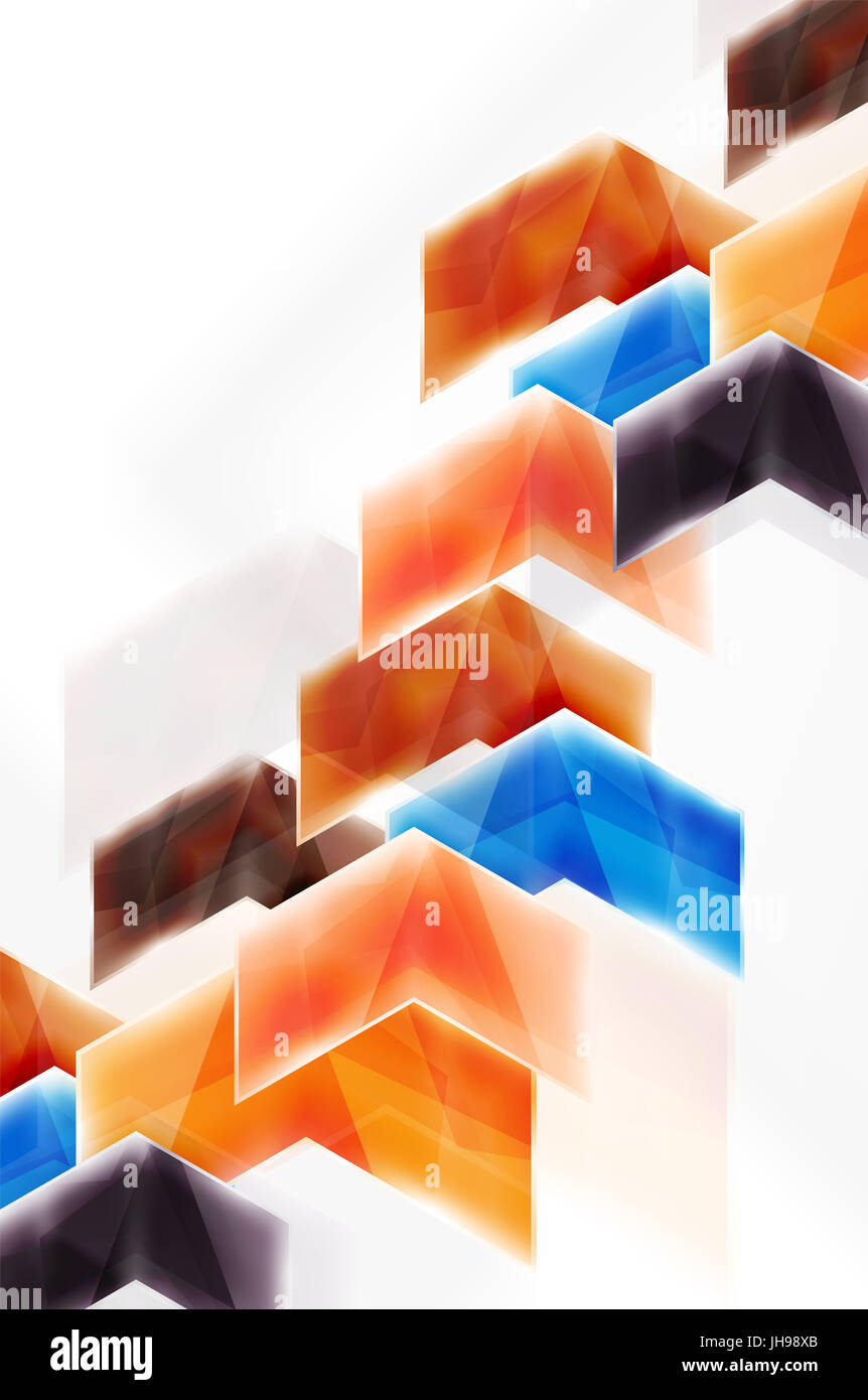 Glass glossy arrow motion background. web brochure, internet flyer ...