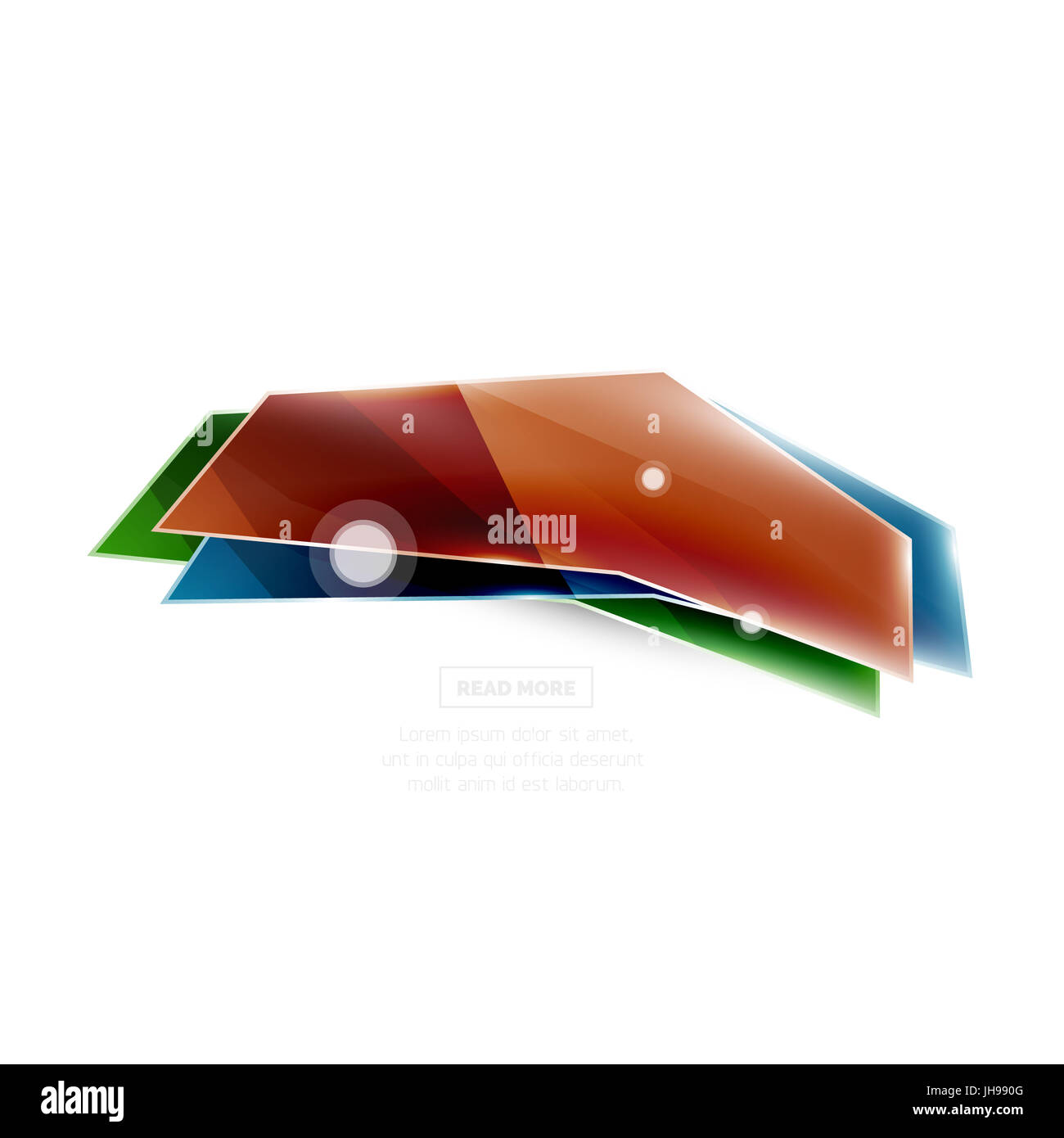 geometric shape ad promo banner. Abstract universal layout Stock Photo ...