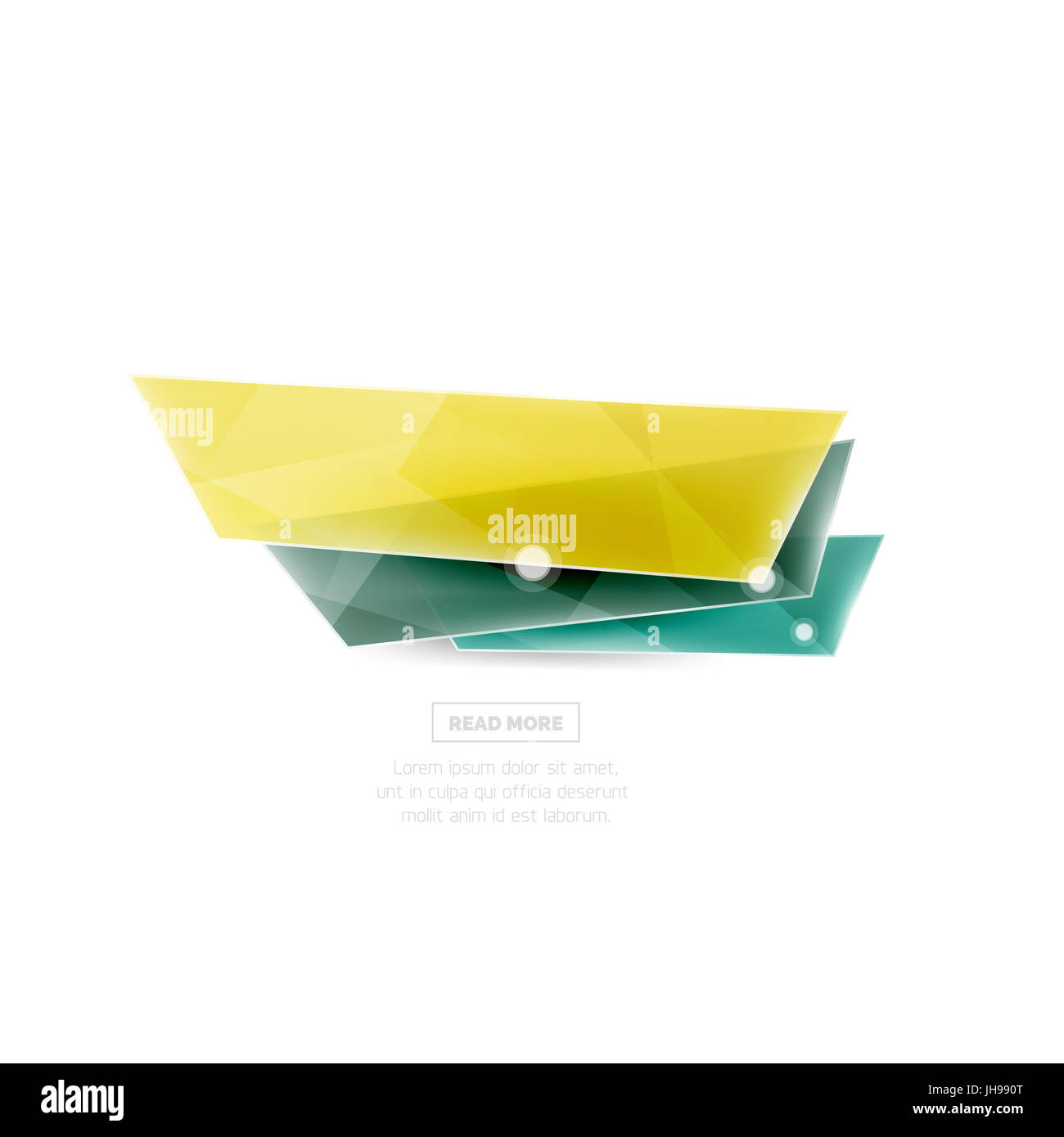 geometric shape ad promo banner. Abstract universal layout Stock Photo ...