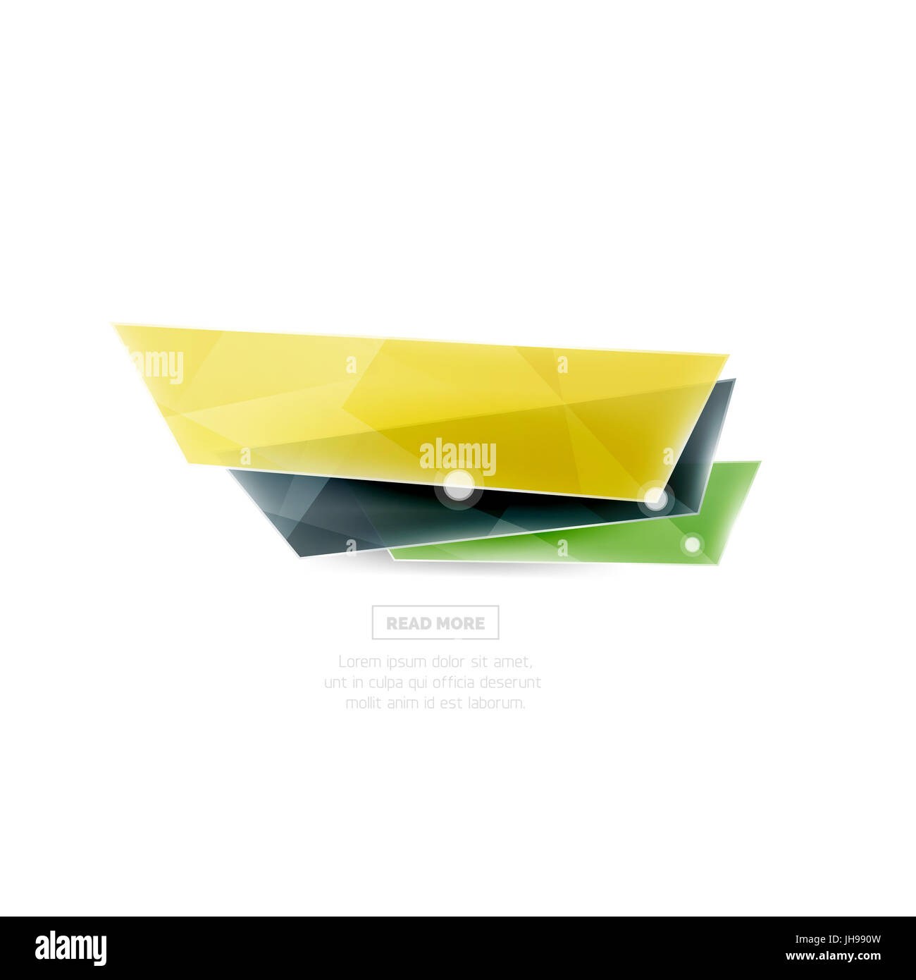 geometric shape ad promo banner. Abstract universal layout Stock Photo ...