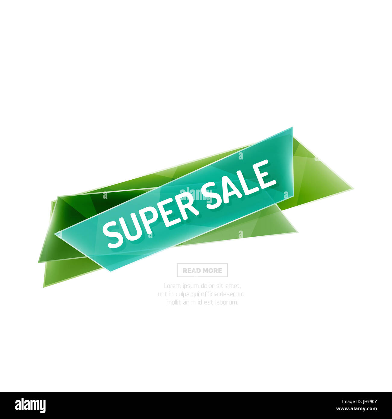geometric shape ad promo banner. Abstract universal layout Stock Photo ...