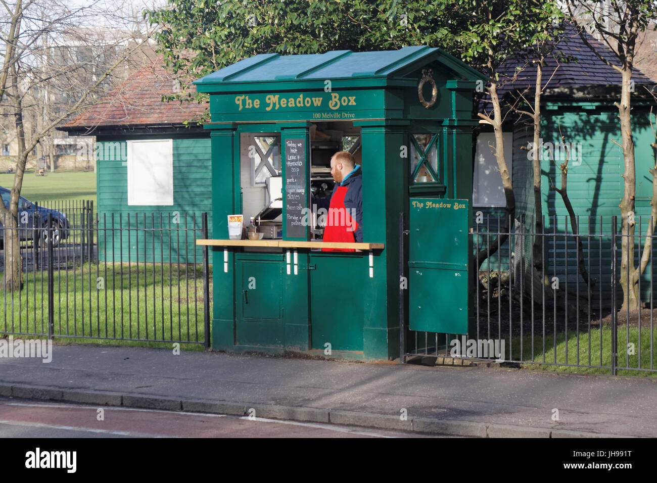 Edinburgh police box telephone Tardis converted to coffee and food ...