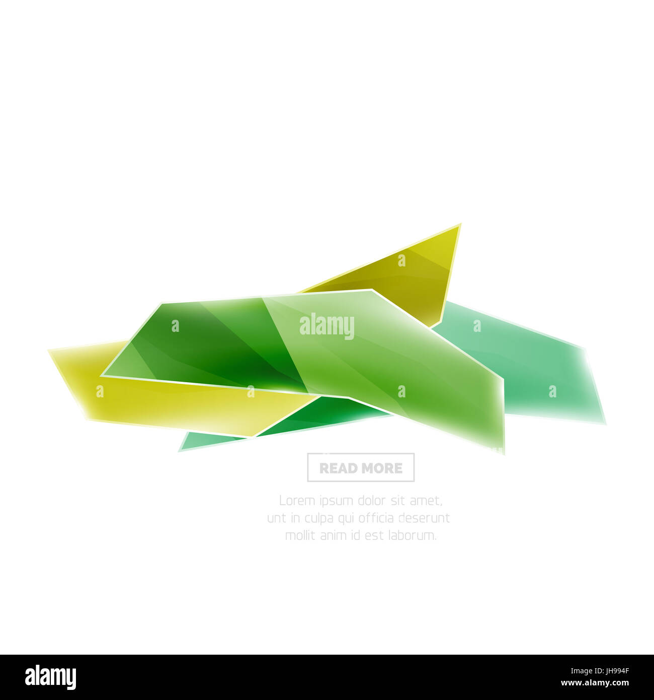 geometric shape ad promo banner. Abstract universal layout Stock Photo ...