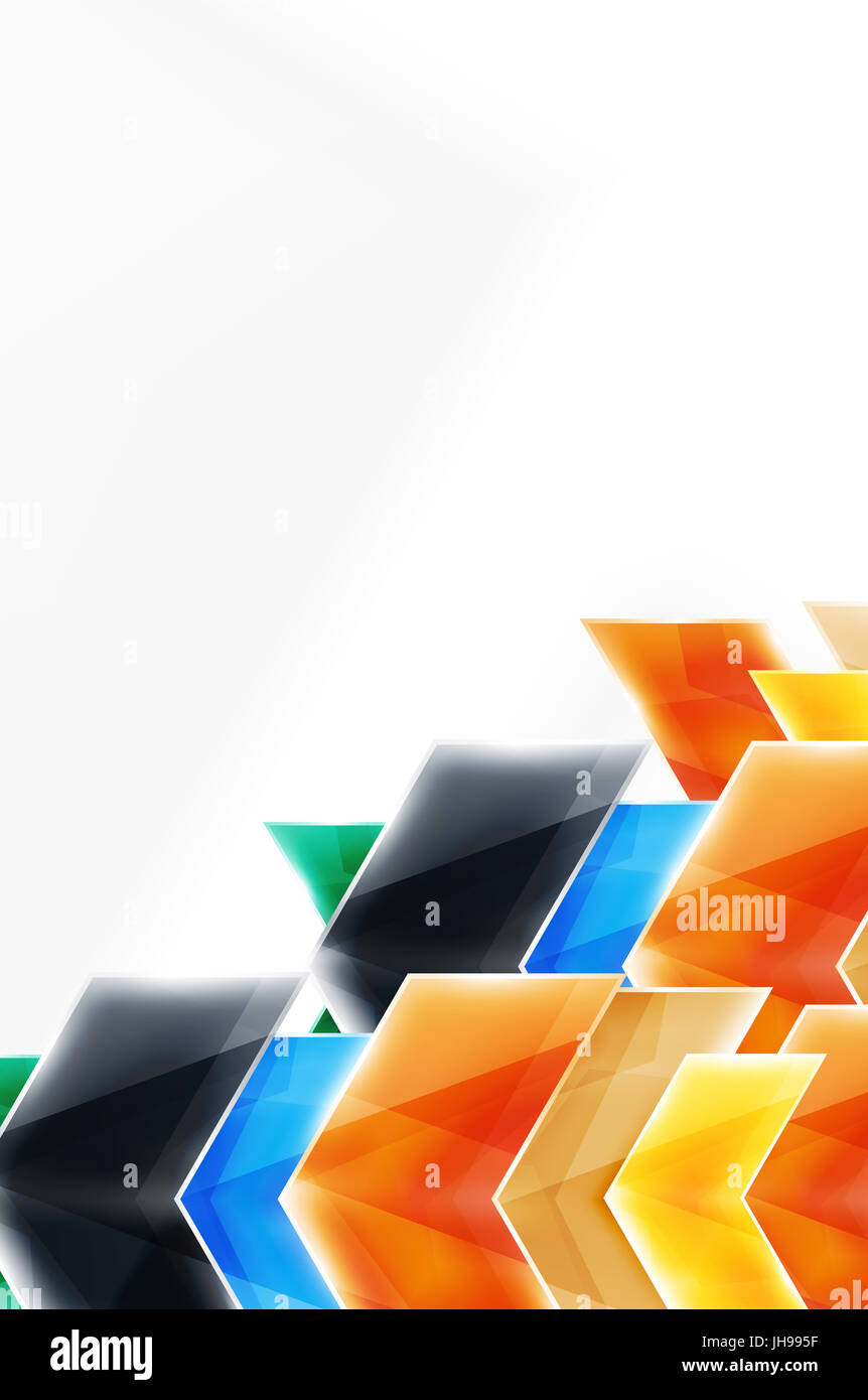 Glass glossy arrow motion background. web brochure, internet flyer ...