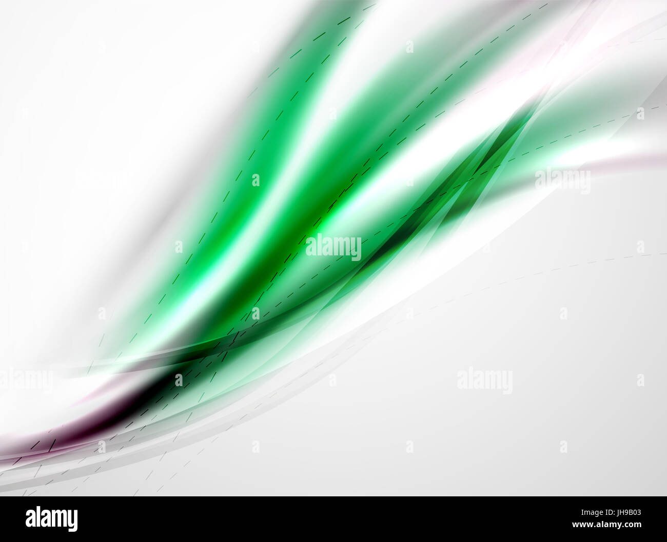 Futuristic green color in wave template. illustration Stock Photo - Alamy