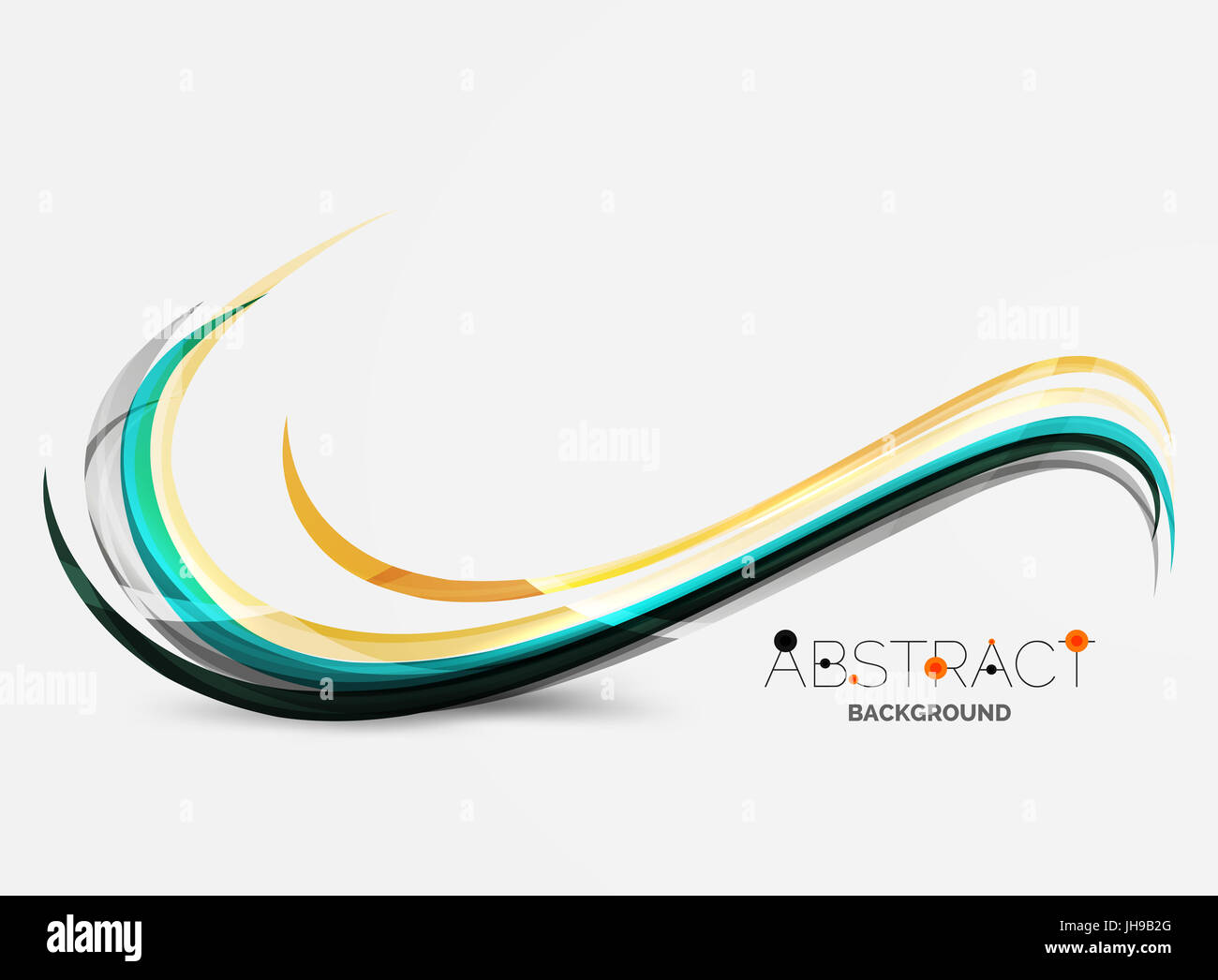 Geometric abstract background, swirl colorful lines - color curve ...