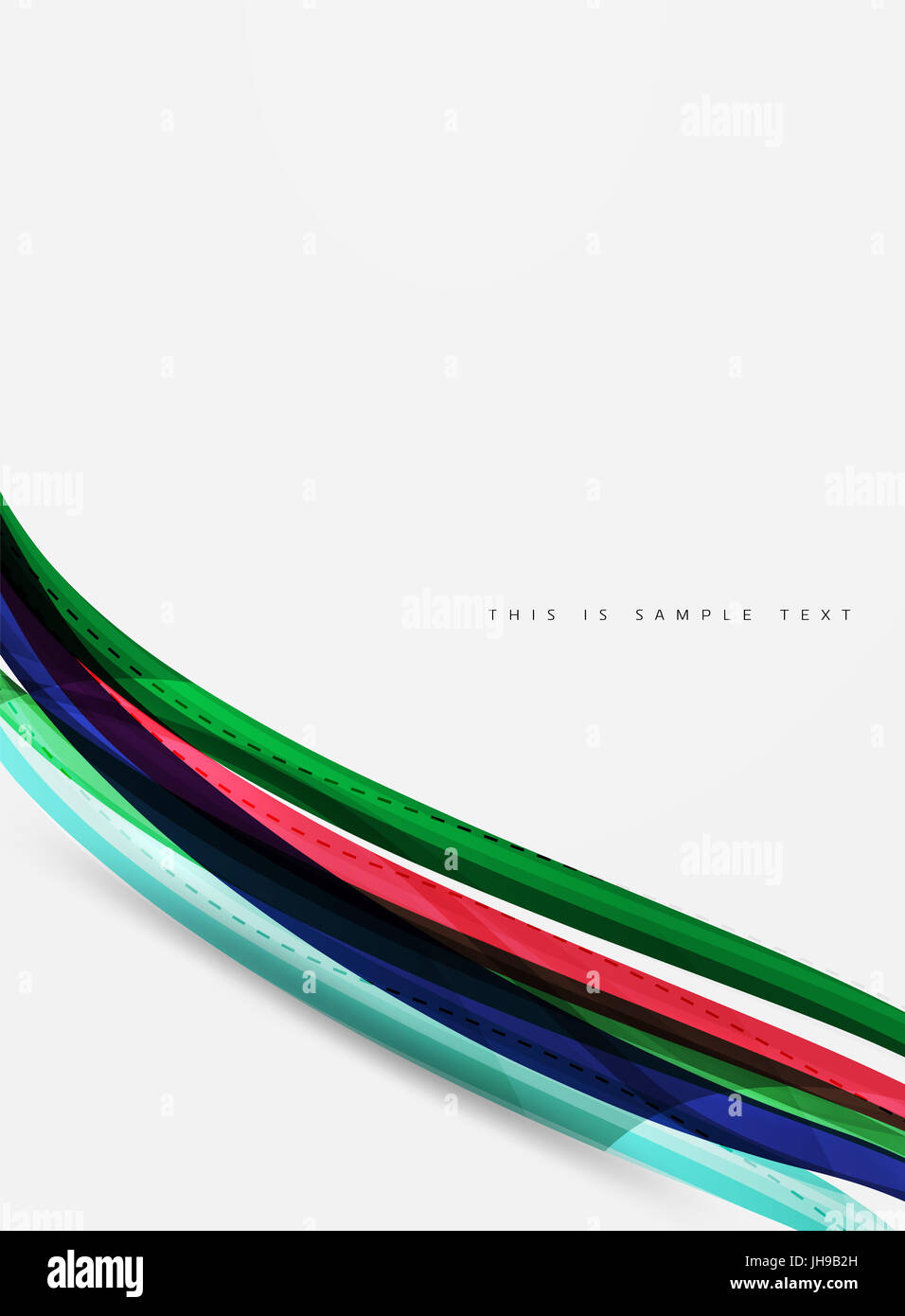Abstract line background - color curve stripes in motion concept and ...