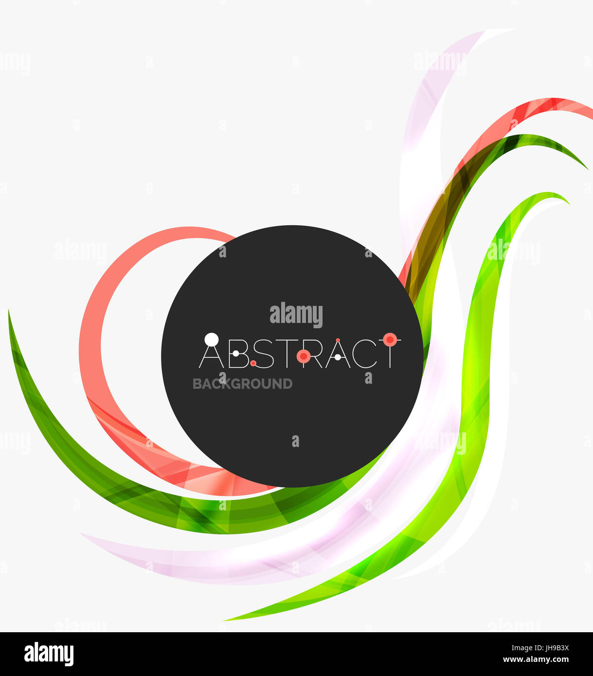 Abstract line background - color curve stripes in motion concept and ...