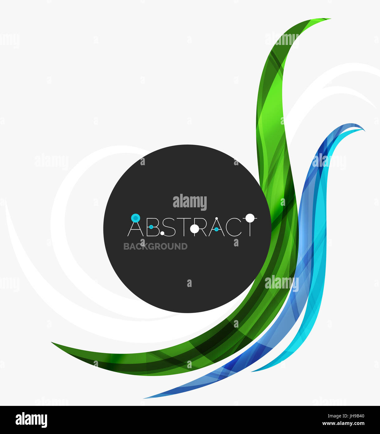 Abstract line background - color curve stripes in motion concept and ...