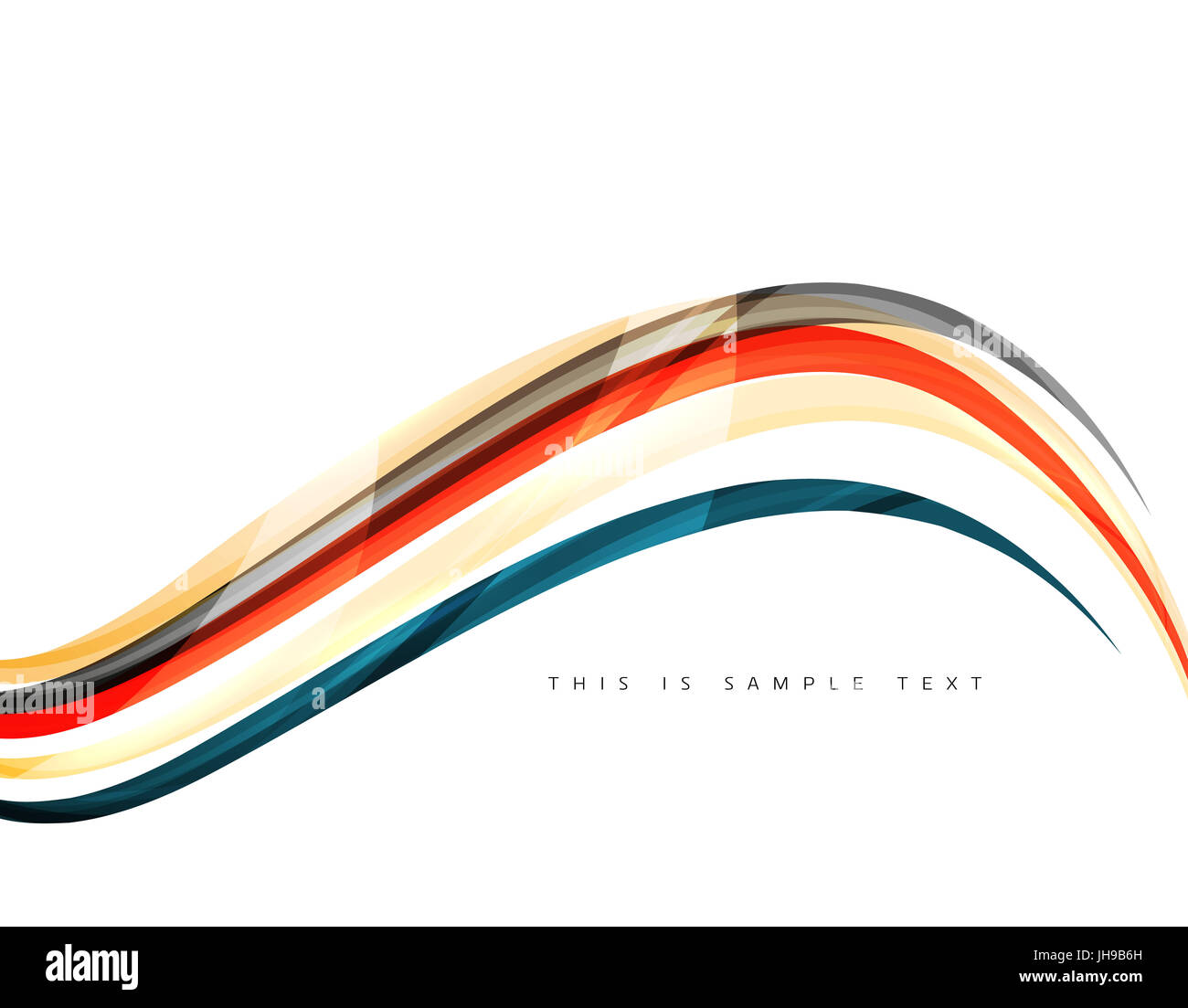 Smooth wave line abstract background - color curve stripes and lines in ...