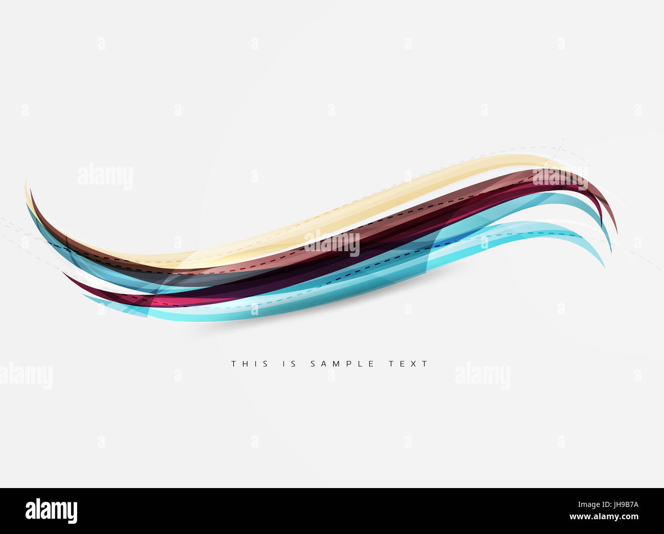 Color stripes with shiny light effects, wave line abstract background ...