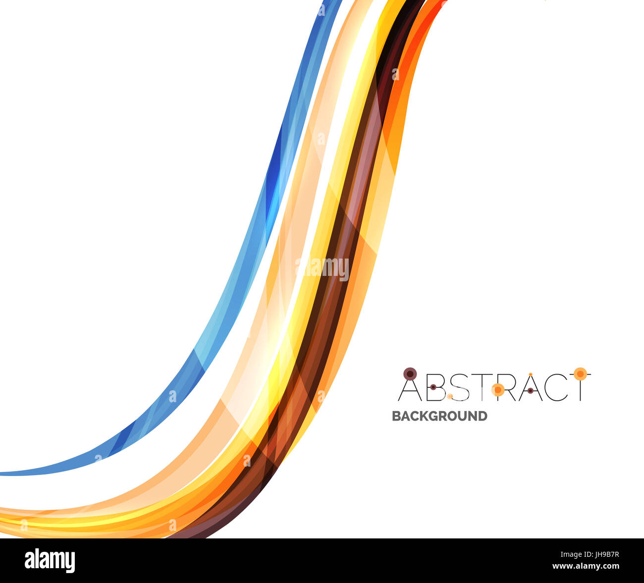 Rainbow color lines on white. Identity wave element. unievrsal ...