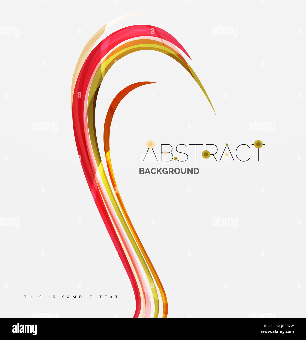 Abstract line background - color curve stripes in motion concept and ...