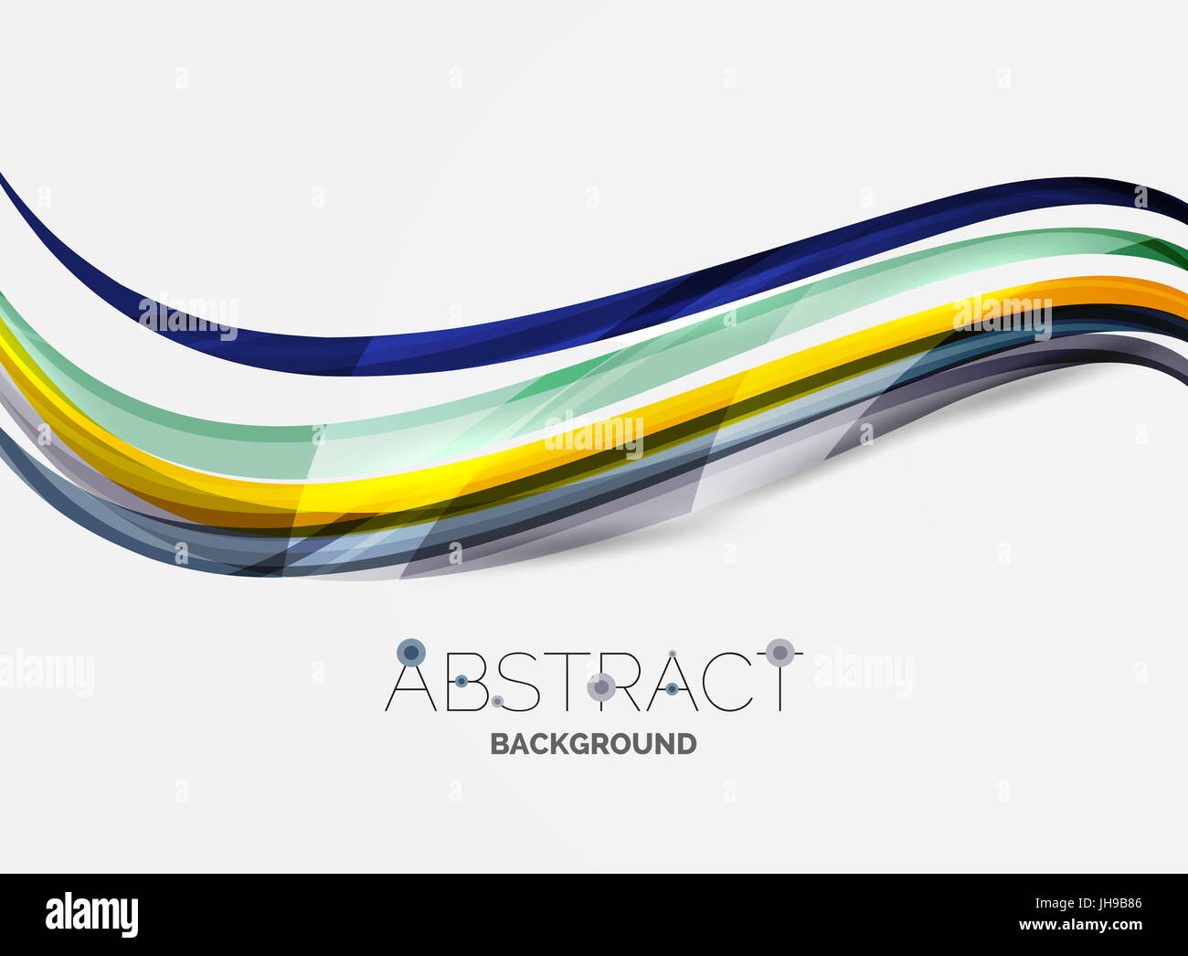 Abstract line background - color curve stripes in motion concept and ...