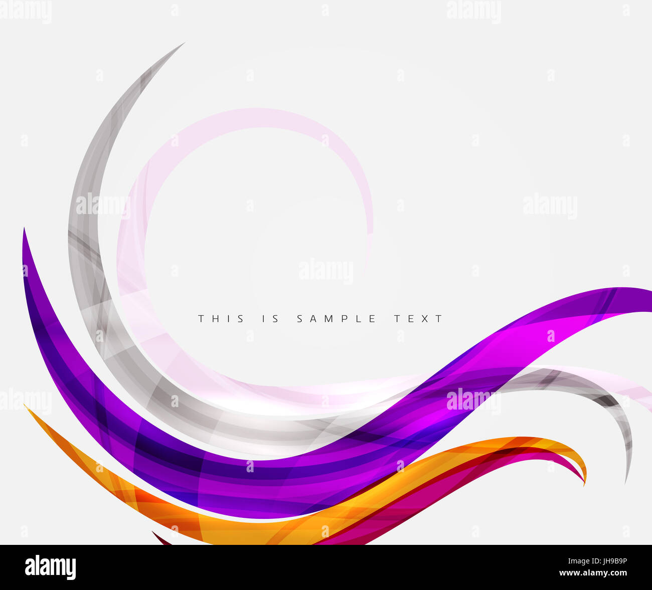 Abstract line background - color curve stripes in motion concept and ...