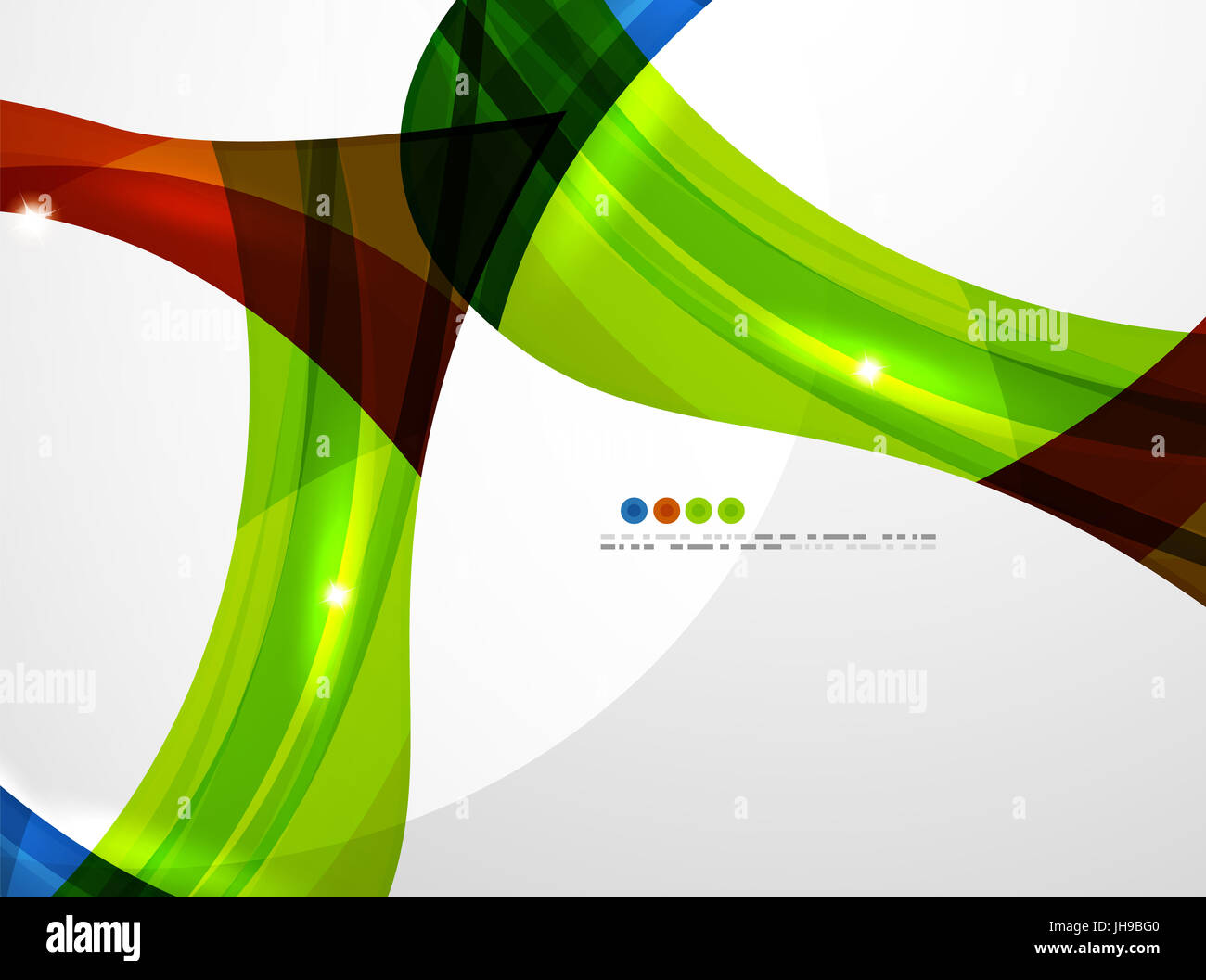 Smooth wave line abstract background - color curve stripes and lines in ...