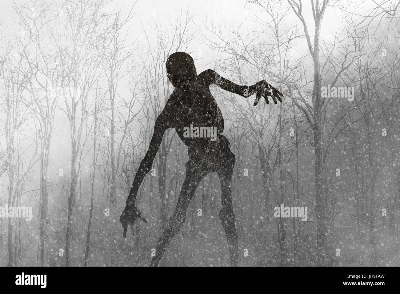 Photo scary forest monster hi-res stock photography and images - Alamy