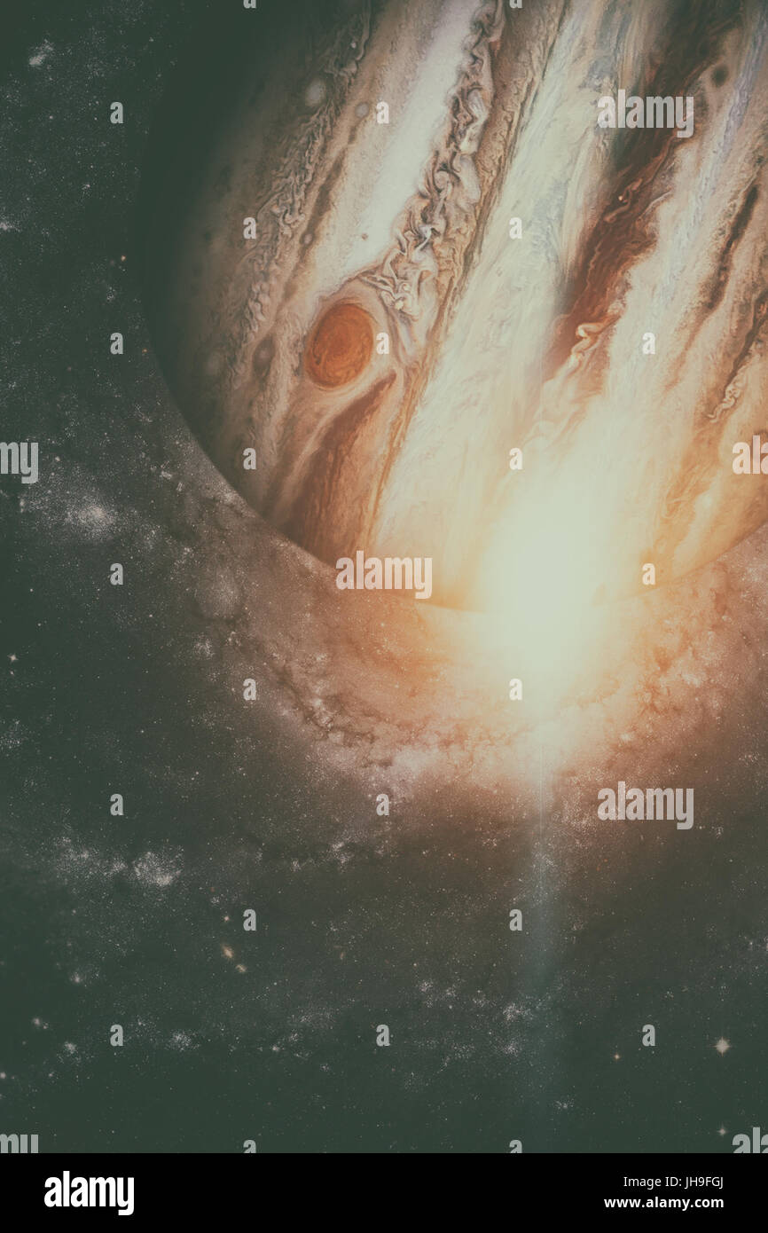 Solar System - Jupiter. It is the fifth planet from the Sun and the ...