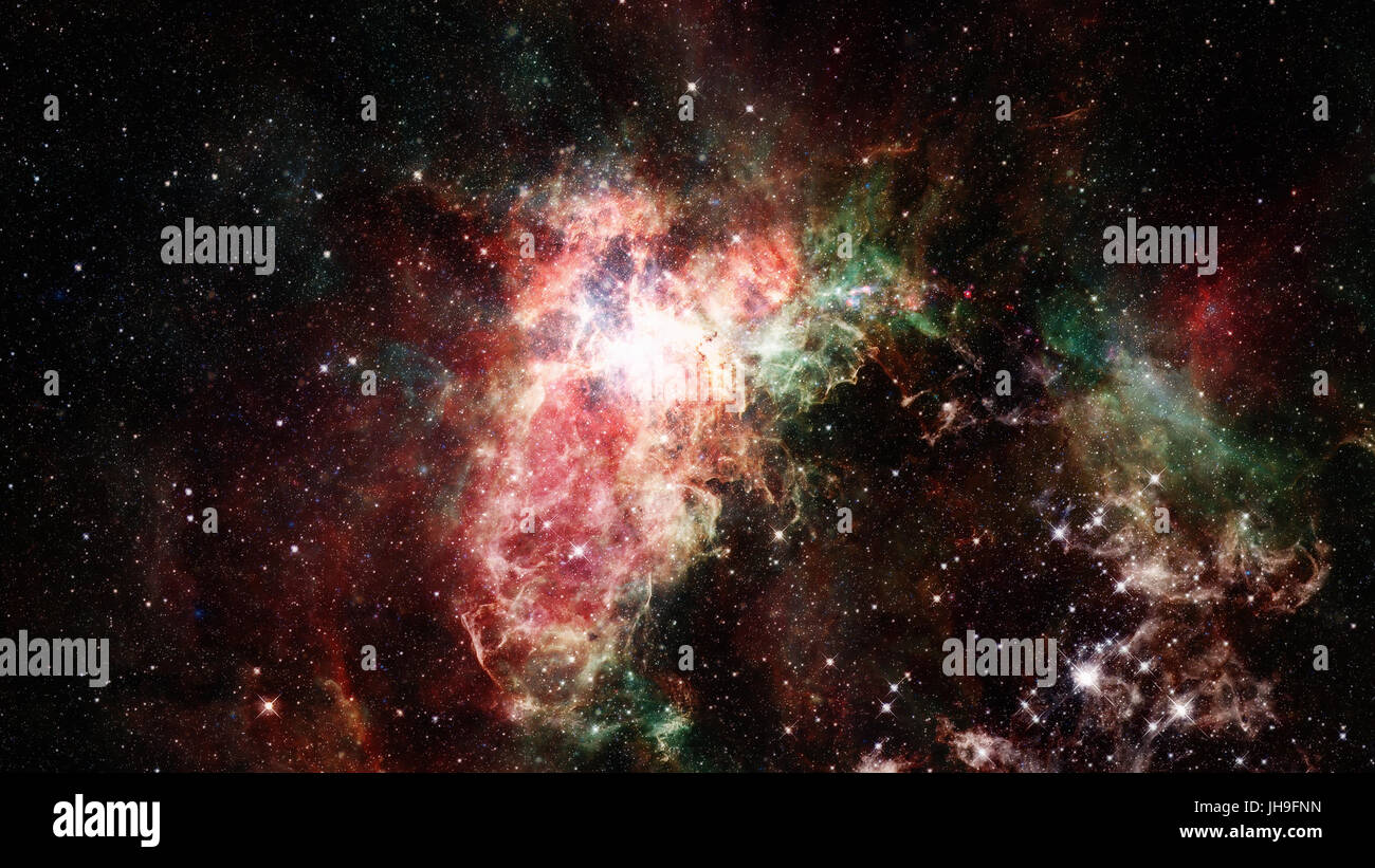 Galaxy in outer space. Elements of this Image Furnished by NASA Stock ...