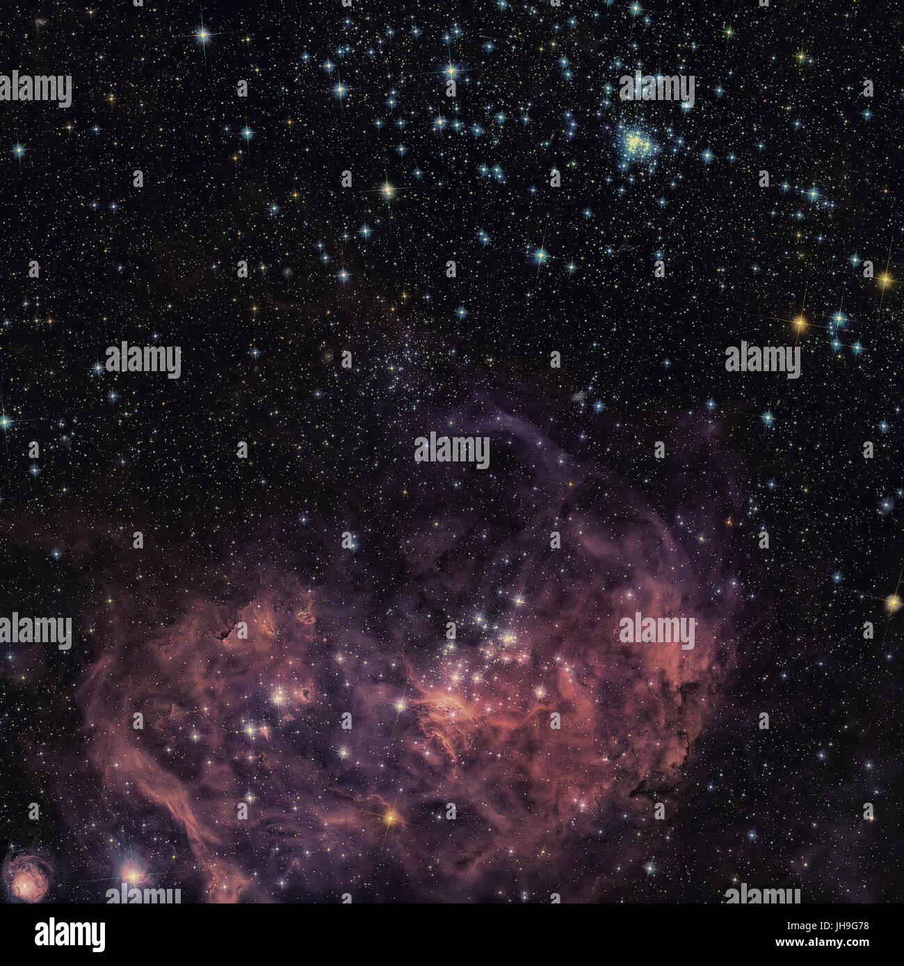The broad vista of young stars and gas clouds in our neighbouring ...