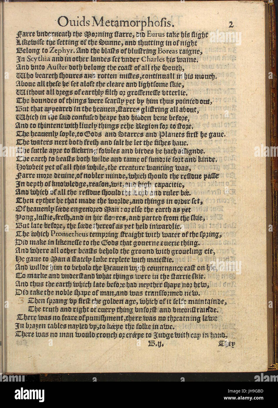 Metamorphoses (Ovid, 1567) - 0027 Stock Photo - Alamy