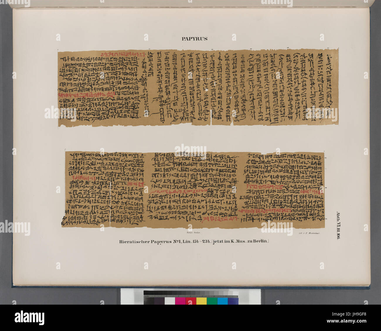 Egypt hieratic papyrus hi-res stock photography and images - Alamy