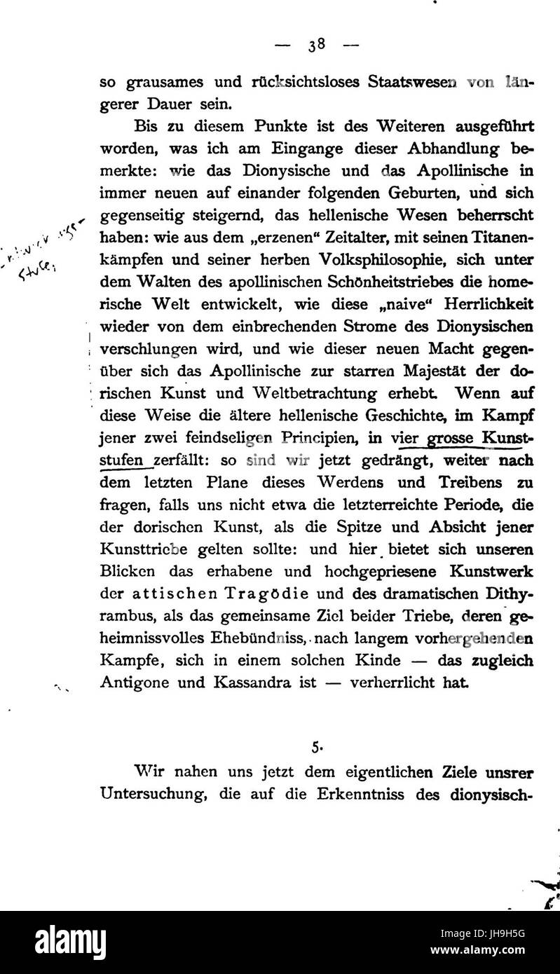 Nietzsche's Werke, I - 053 Stock Photo - Alamy