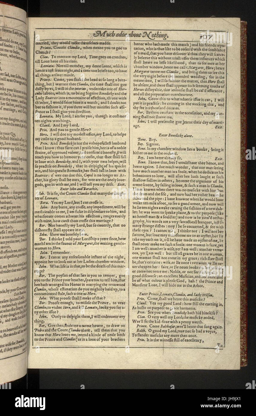 The first collected edition of shakespeares plays hi-res stock ...