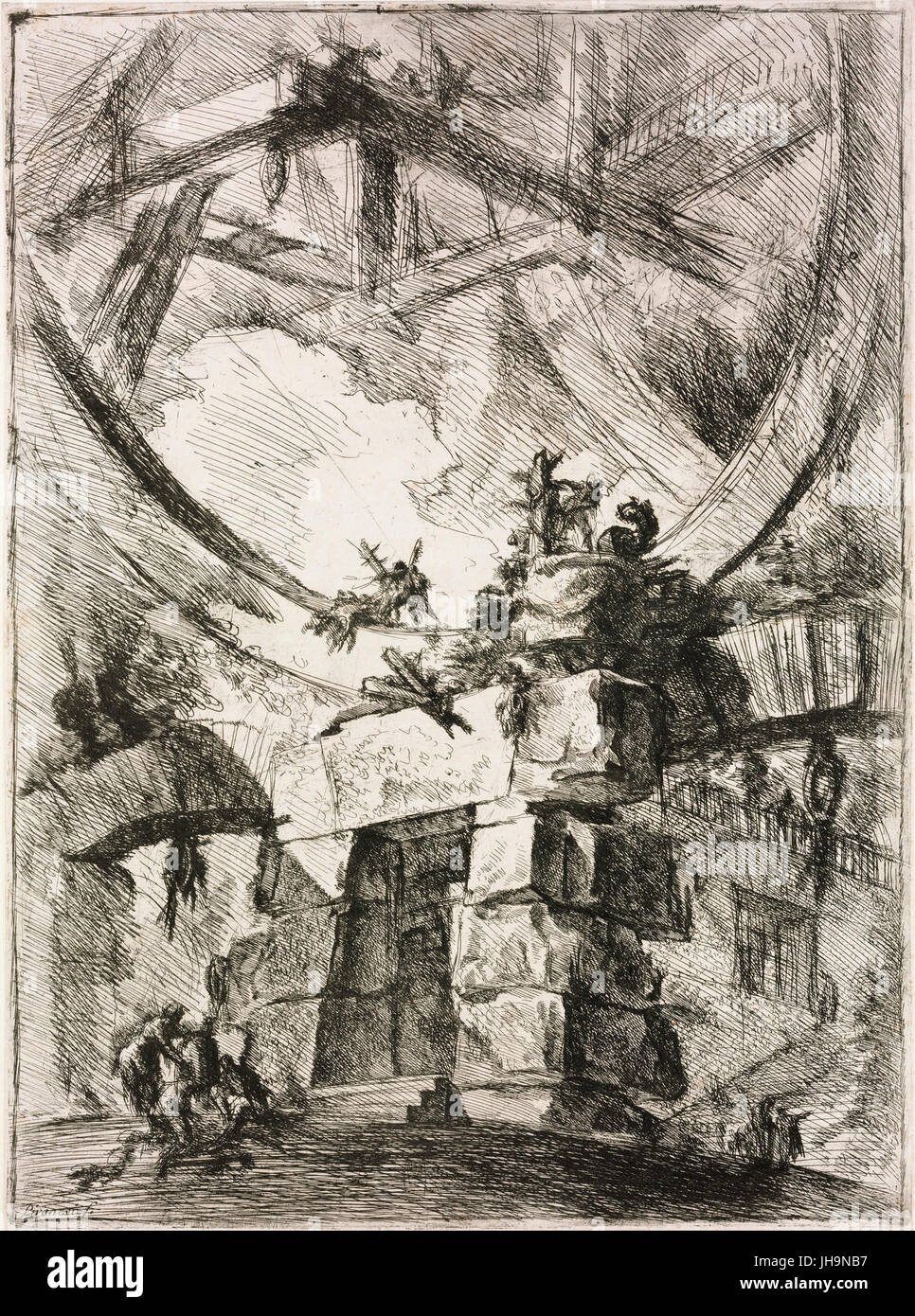 Giovanni Battista Piranesi - Imaginary Prison Stock Photo - Alamy