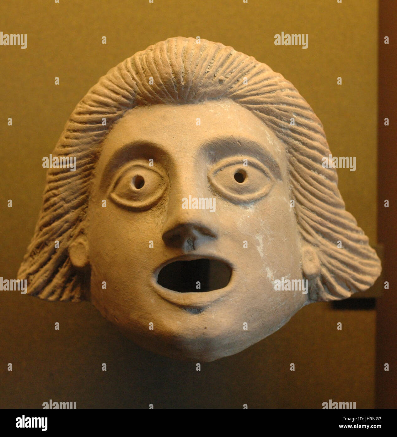 Mask youngster Louvre S3044 Stock Photo - Alamy