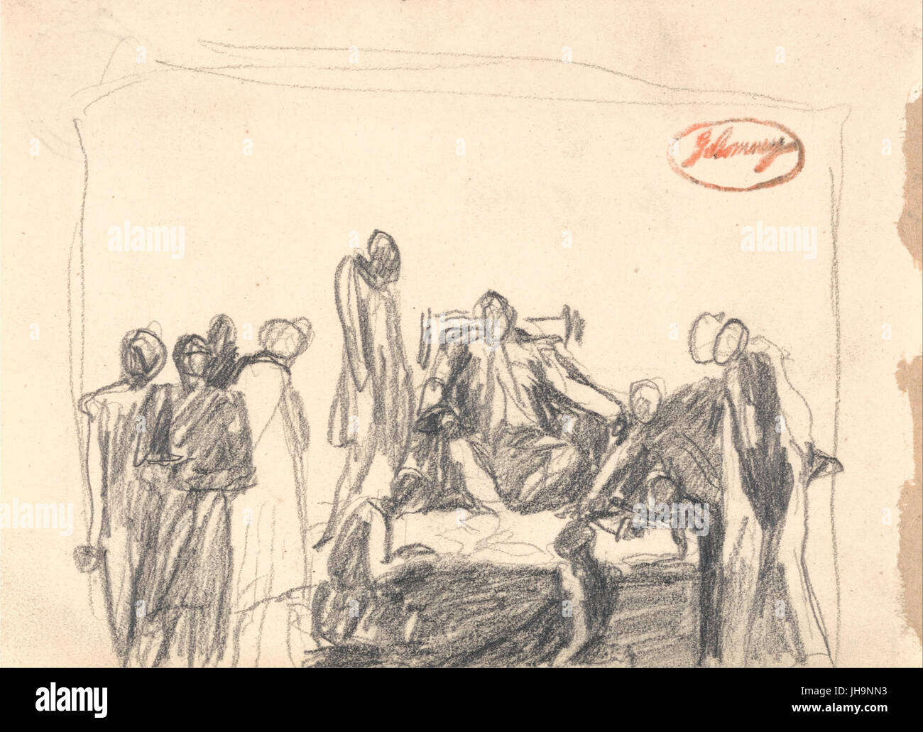 George romney man study hi-res stock photography and images - Alamy