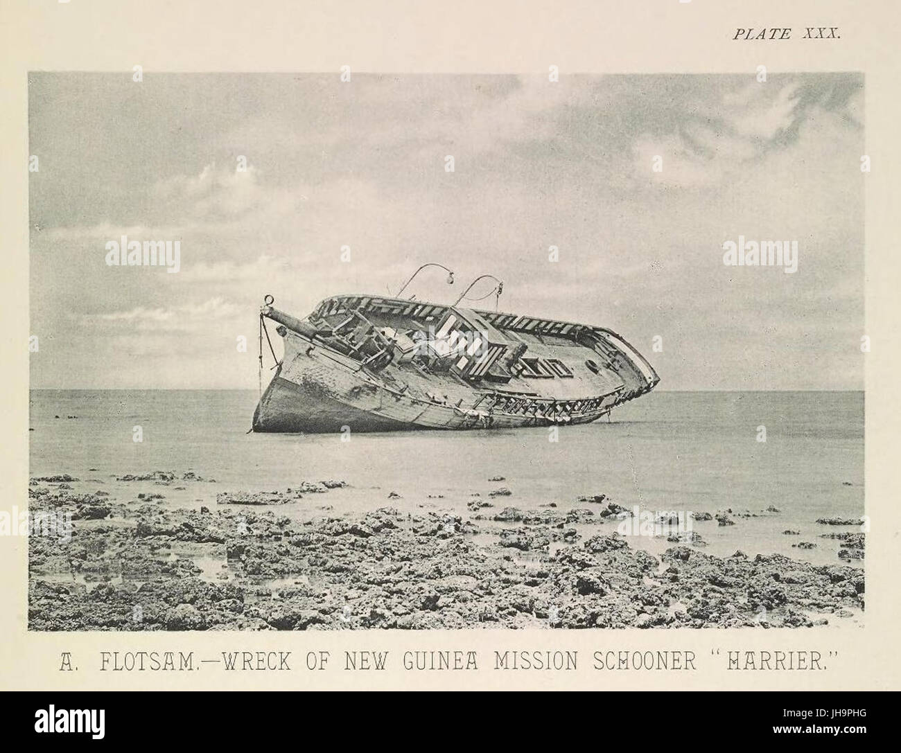 HMS Harrier (1881) wreck Stock Photo - Alamy