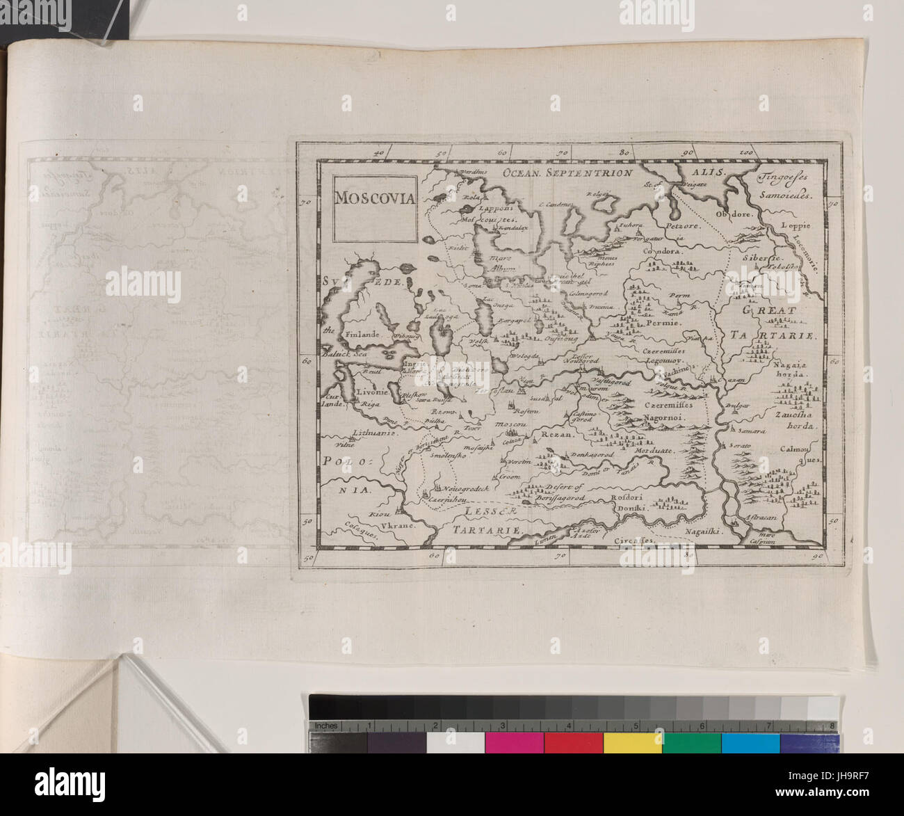 Moscovia map hi-res stock photography and images - Alamy