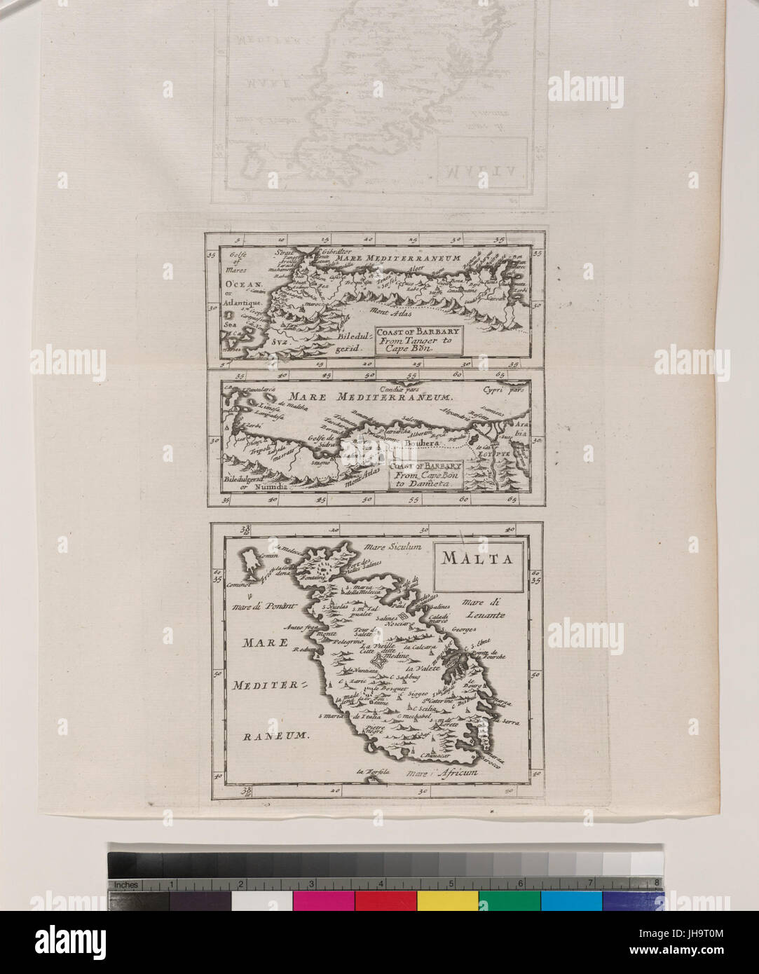 Map of barbary coast hi-res stock photography and images - Alamy