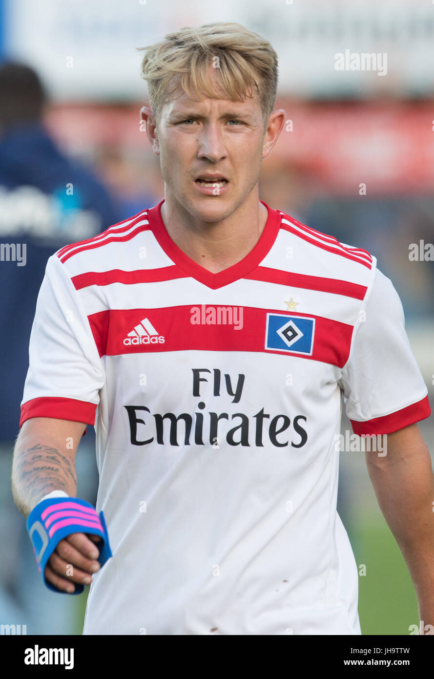 Hamburg's Lewis Holtby in action during the friendly soccer match ...
